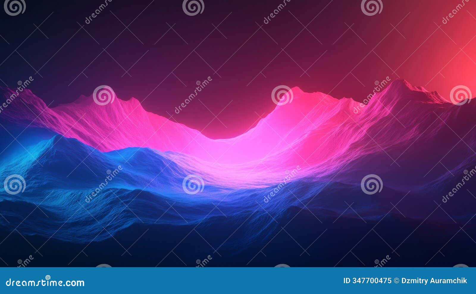 A Topographical Engineer Creates a 3D Wireframe Map with Contour Lines ...