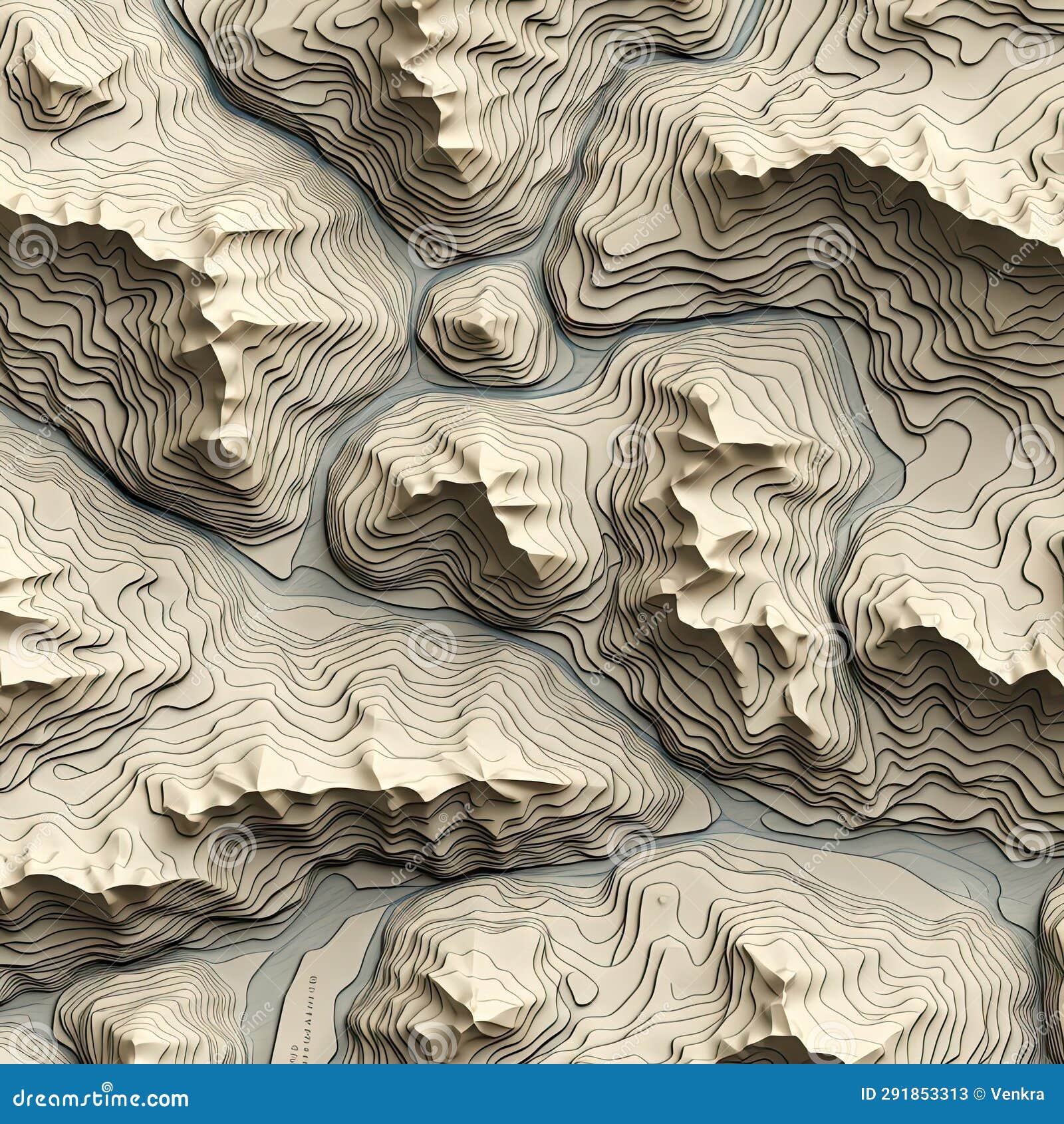 Topographical Map Texture Artistic Illustration Stock Image - Image of ...