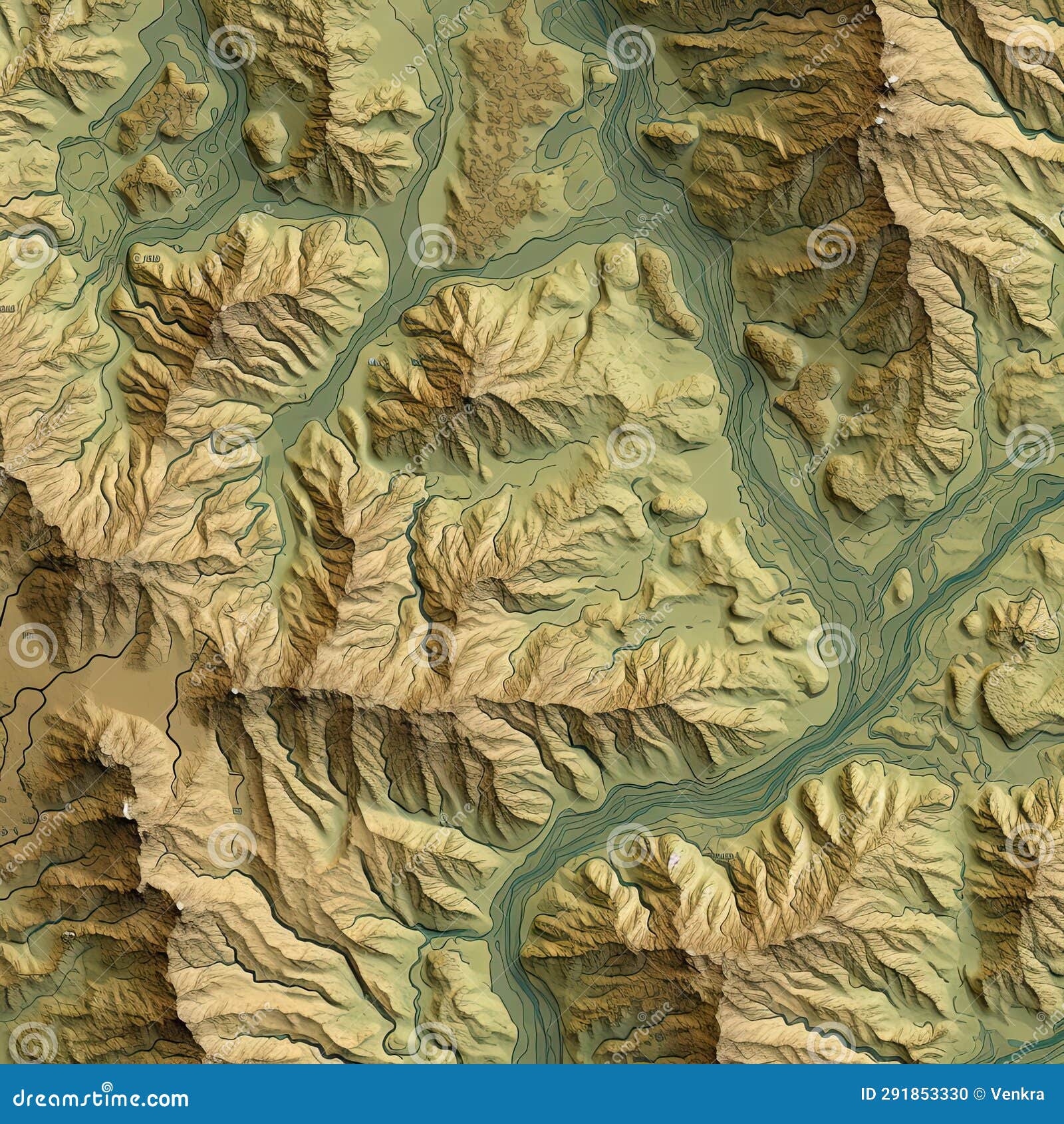 Topographical Map Texture Artistic Illustration Stock Photo - Image of ...