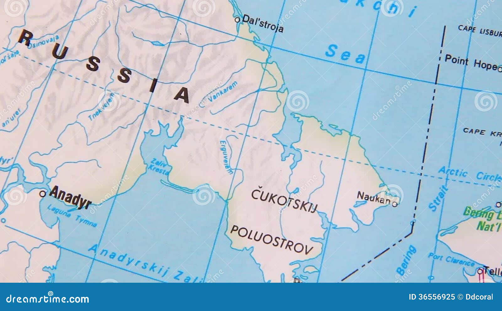 Topographical Map of the USA. Russia - USA Stock Video Footage - Video ...