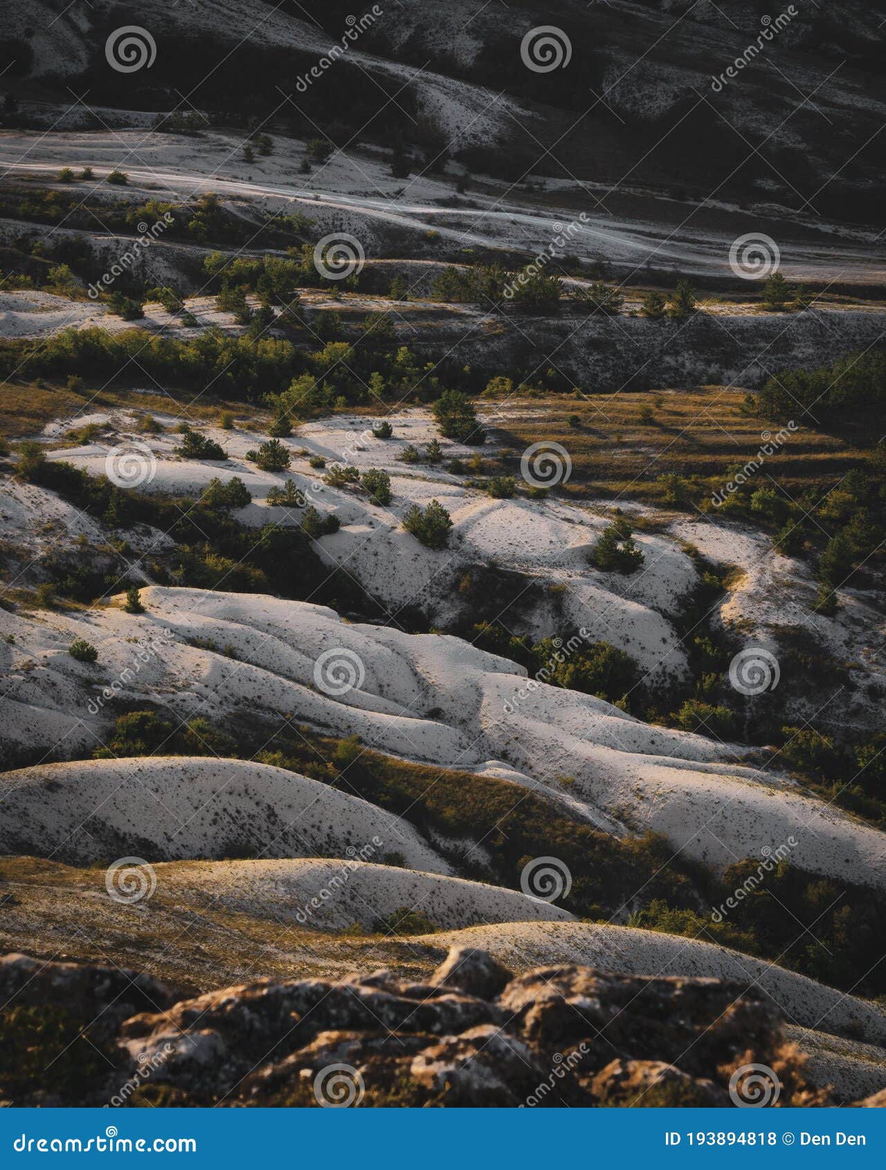The Topography of the Cretaceous Limestone Stock Photo - Image of wall ...