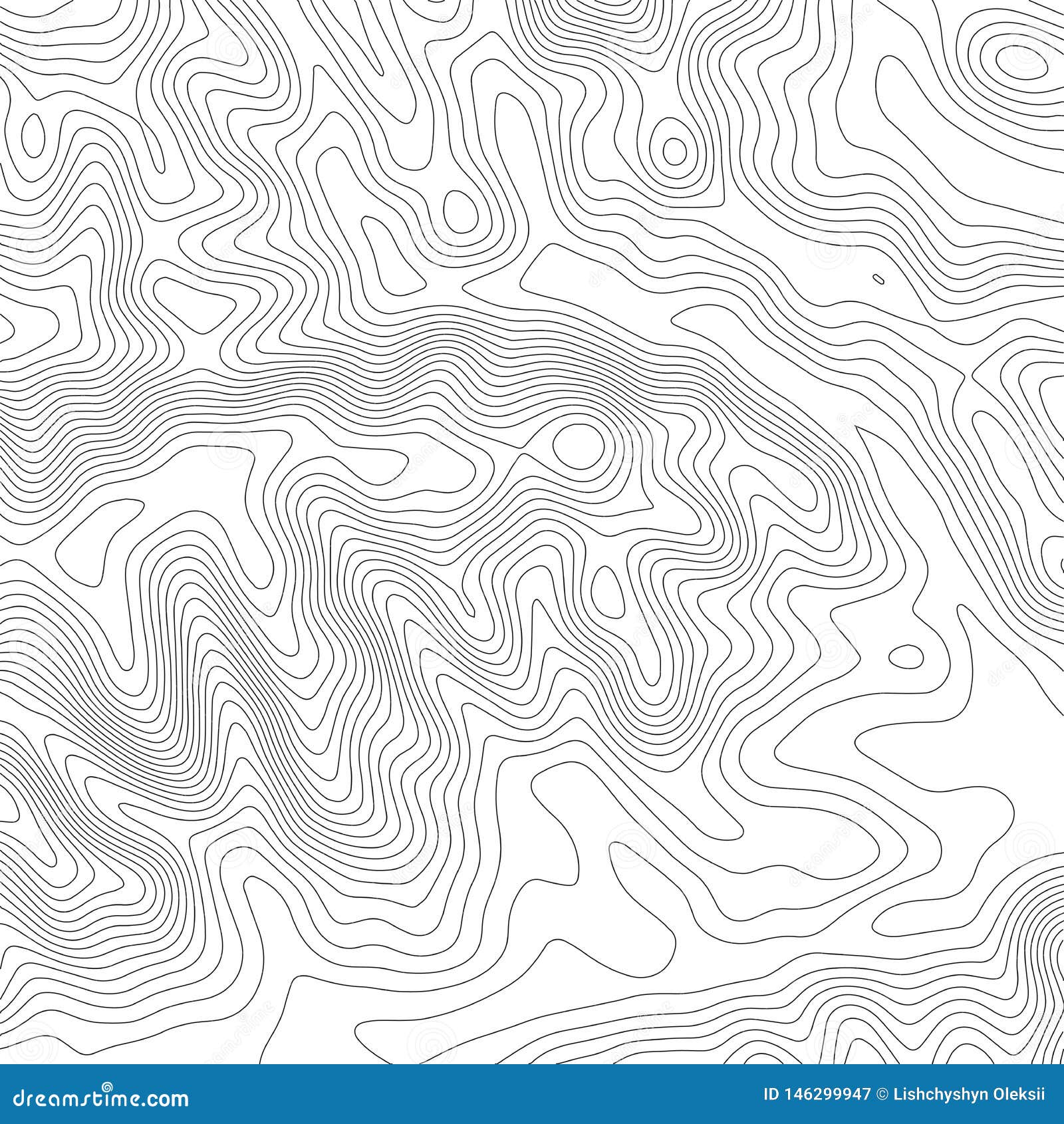 Topography Map Background. Grid Map. Contour. Vector Illustration Stock ...