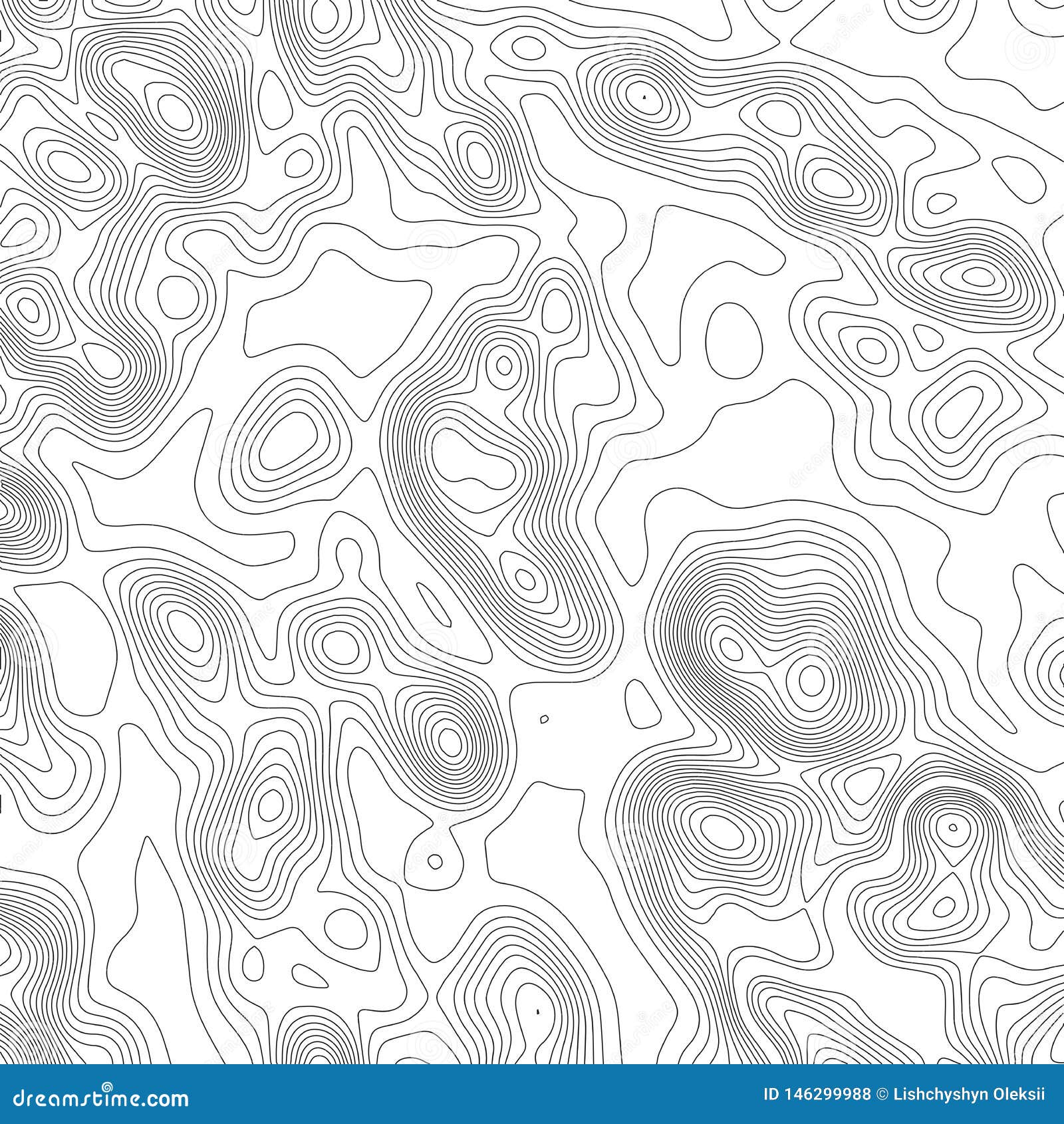 Topography Map Background. Grid Map. Contour. Vector Illustration Stock ...