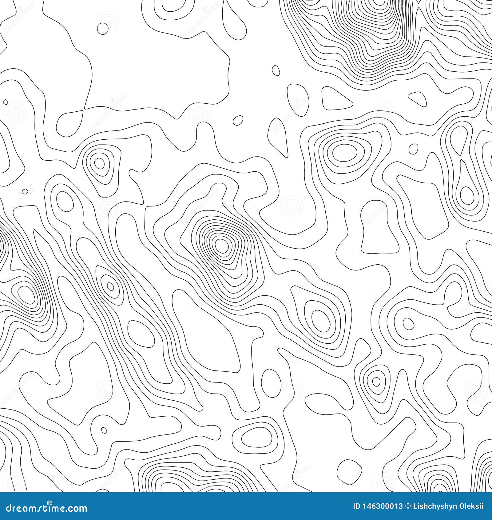 Topography Map Background. Grid Map. Contour. Vector Illustration Stock ...