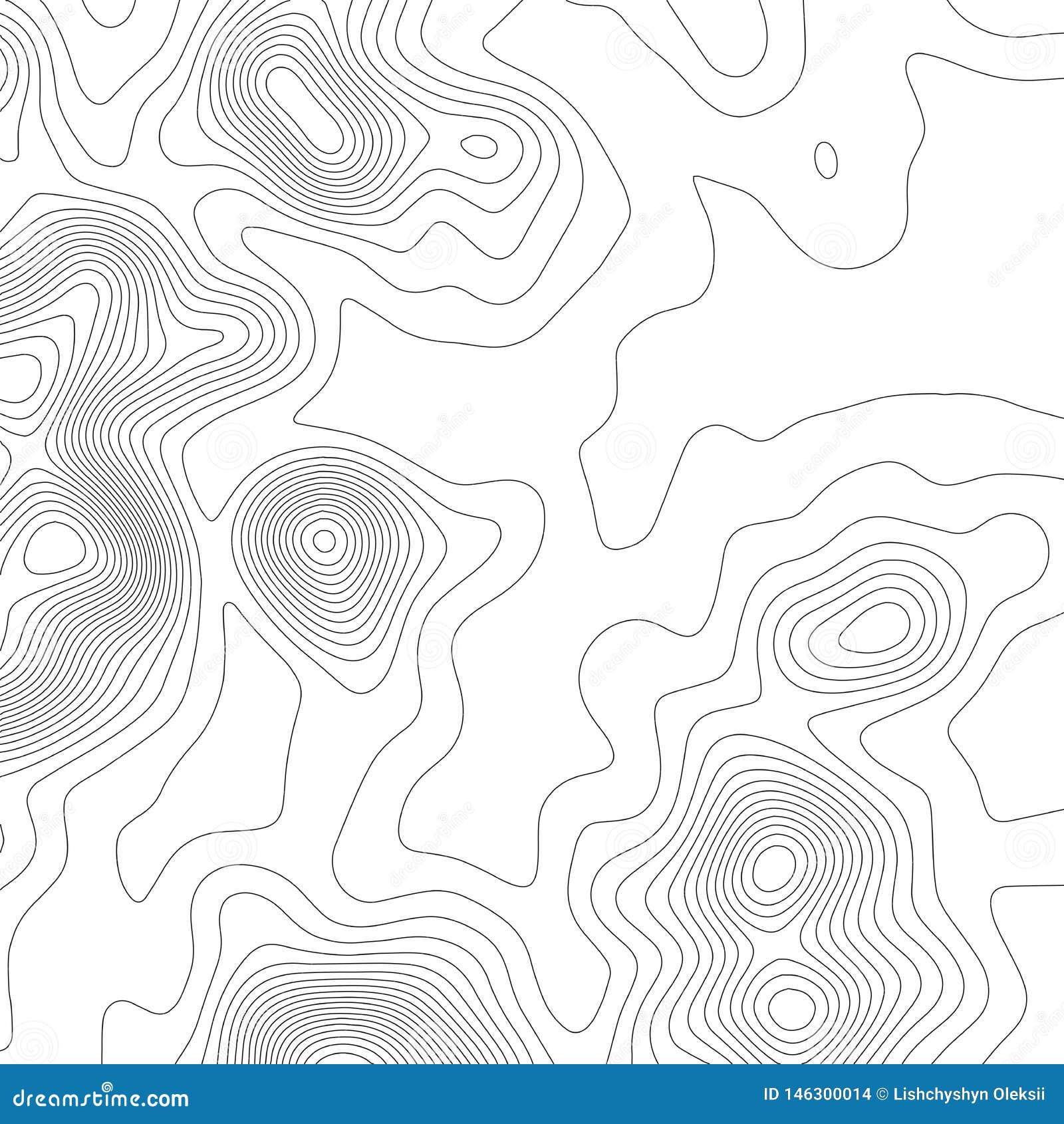 Topography Map Background. Grid Map. Contour. Vector Illustration Stock ...