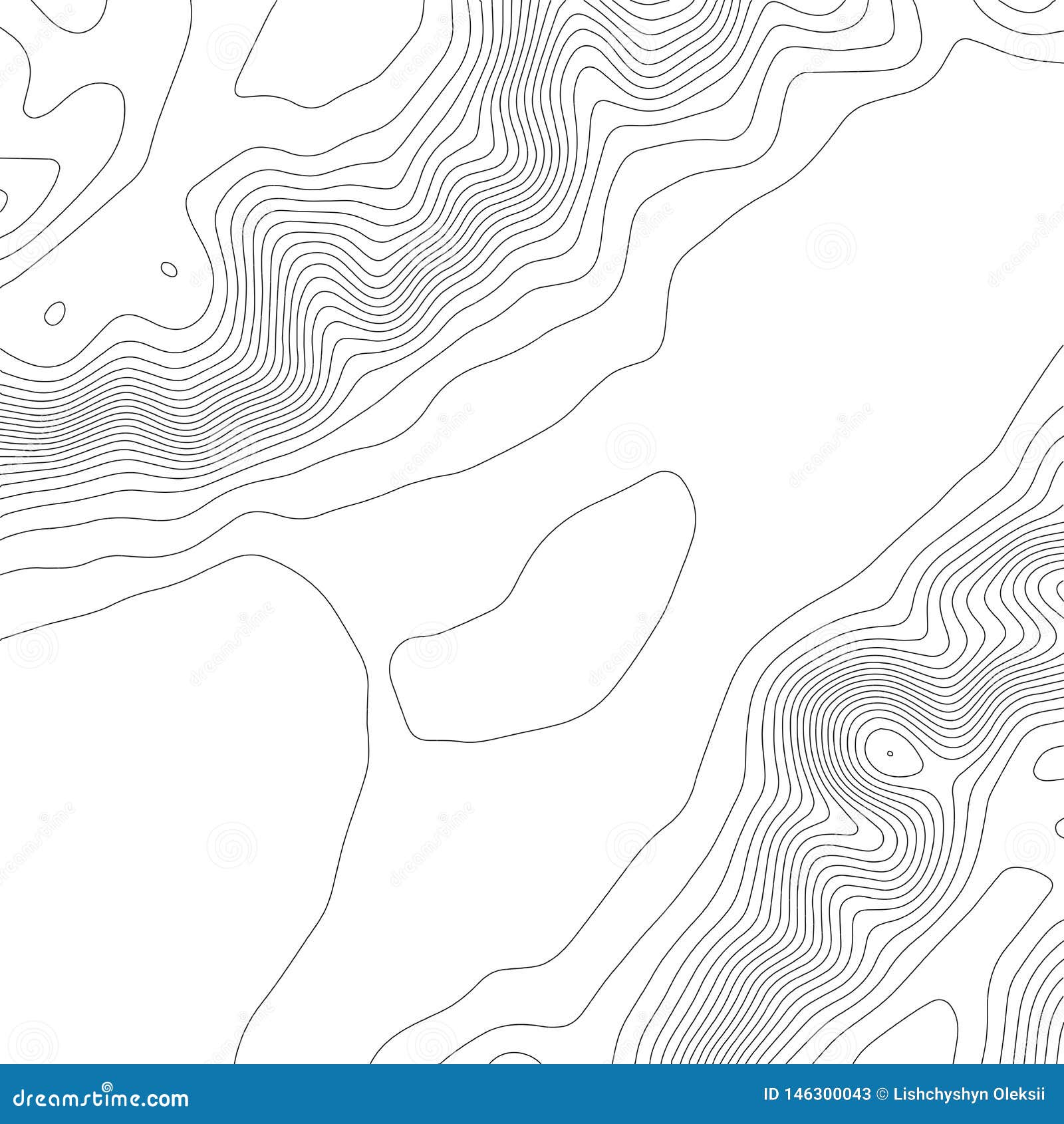 Topography Map Background. Grid Map. Contour. Vector Illustration Stock ...
