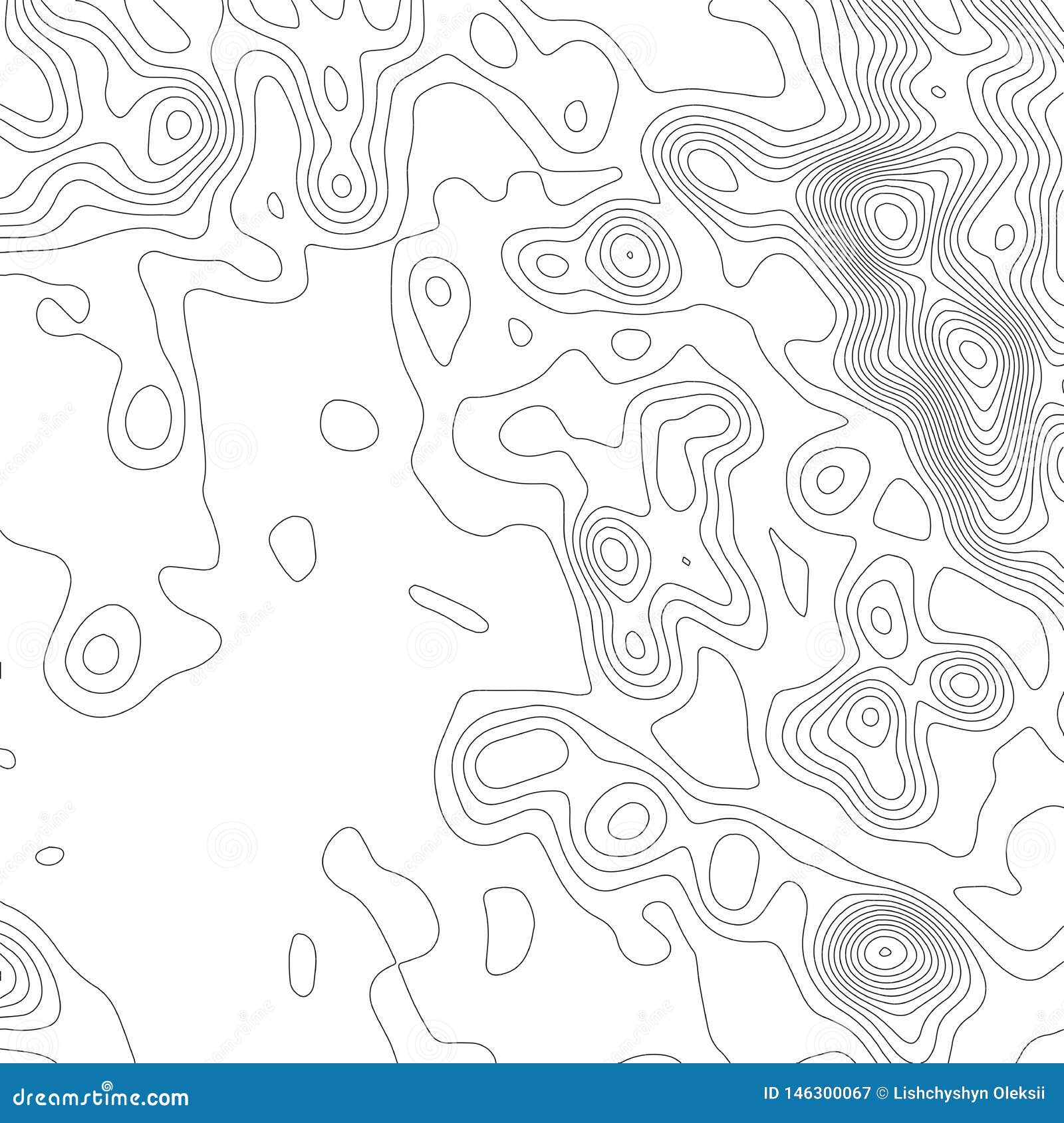 Topography Map Background. Grid Map. Contour. Vector Illustration Stock ...