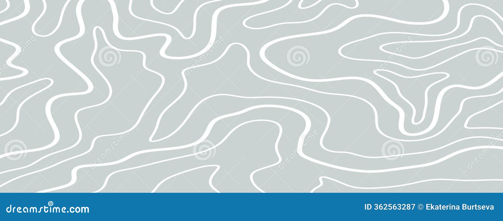 Topography Map Background. Wavy Abstract Pattern Stock Illustration ...