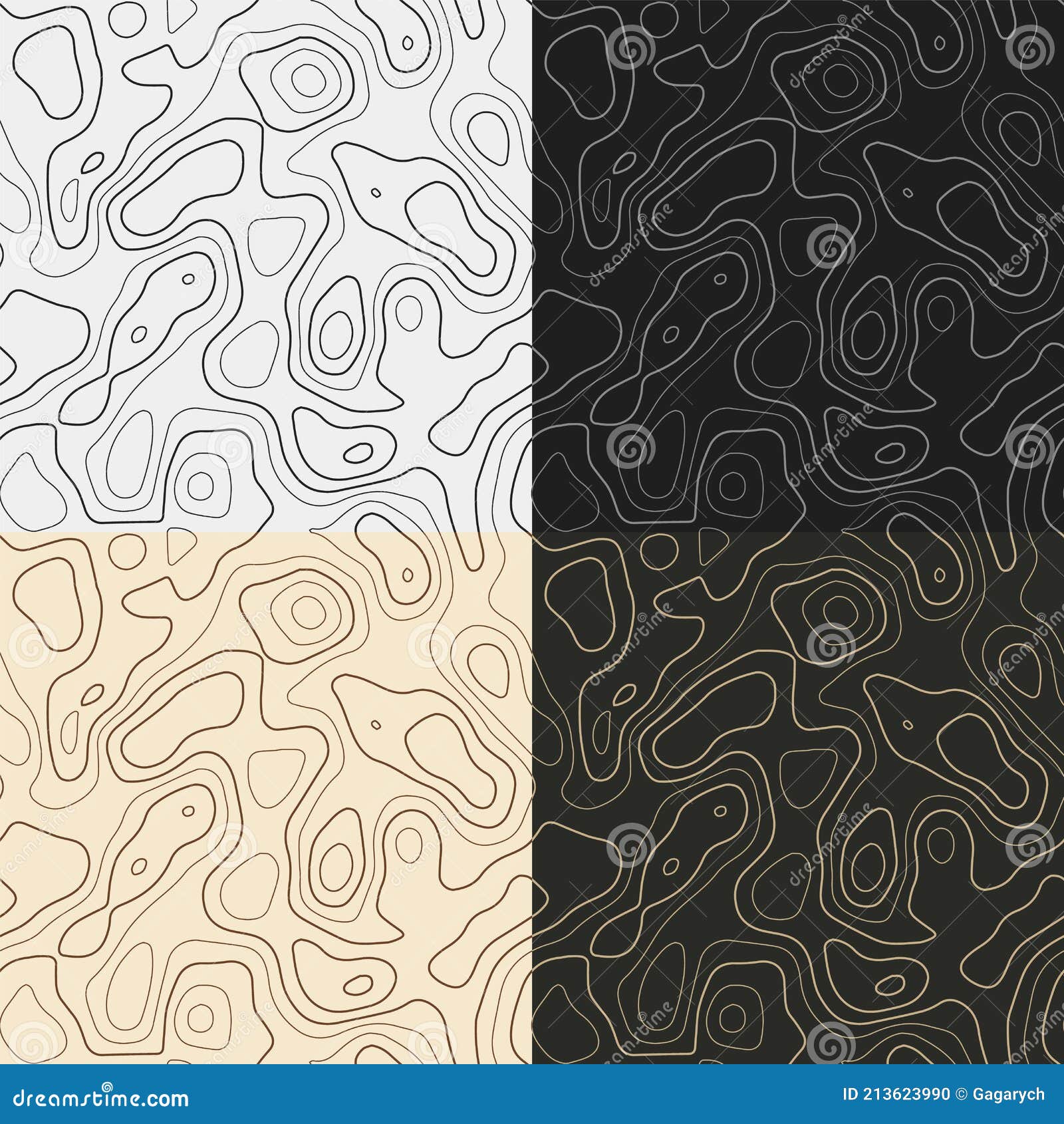 Topography patterns. stock vector. Illustration of mountain - 213623990