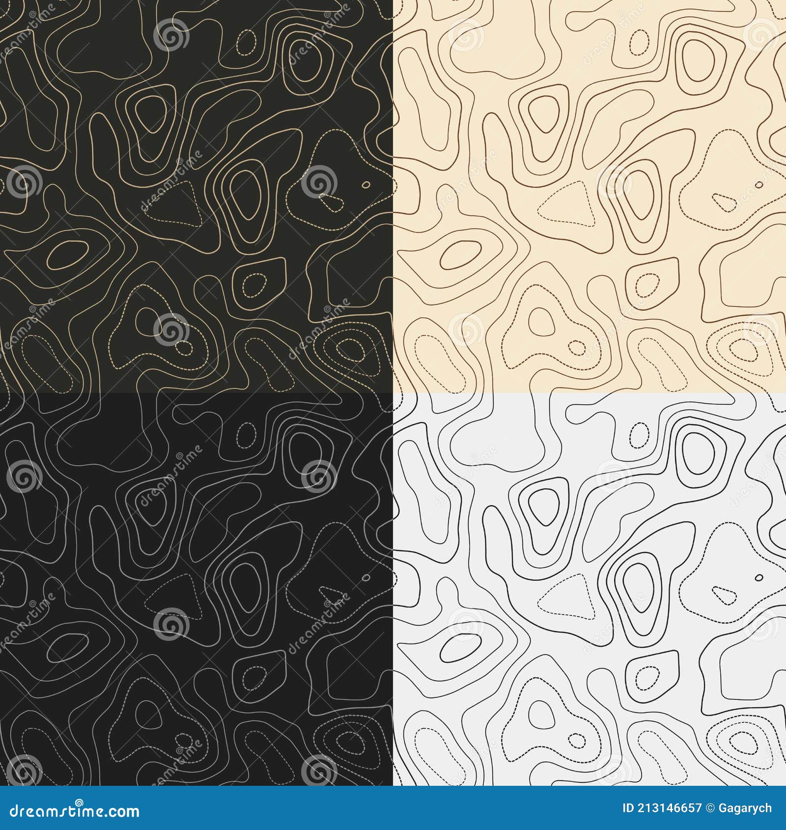 Topography patterns. stock vector. Illustration of concept - 213146657