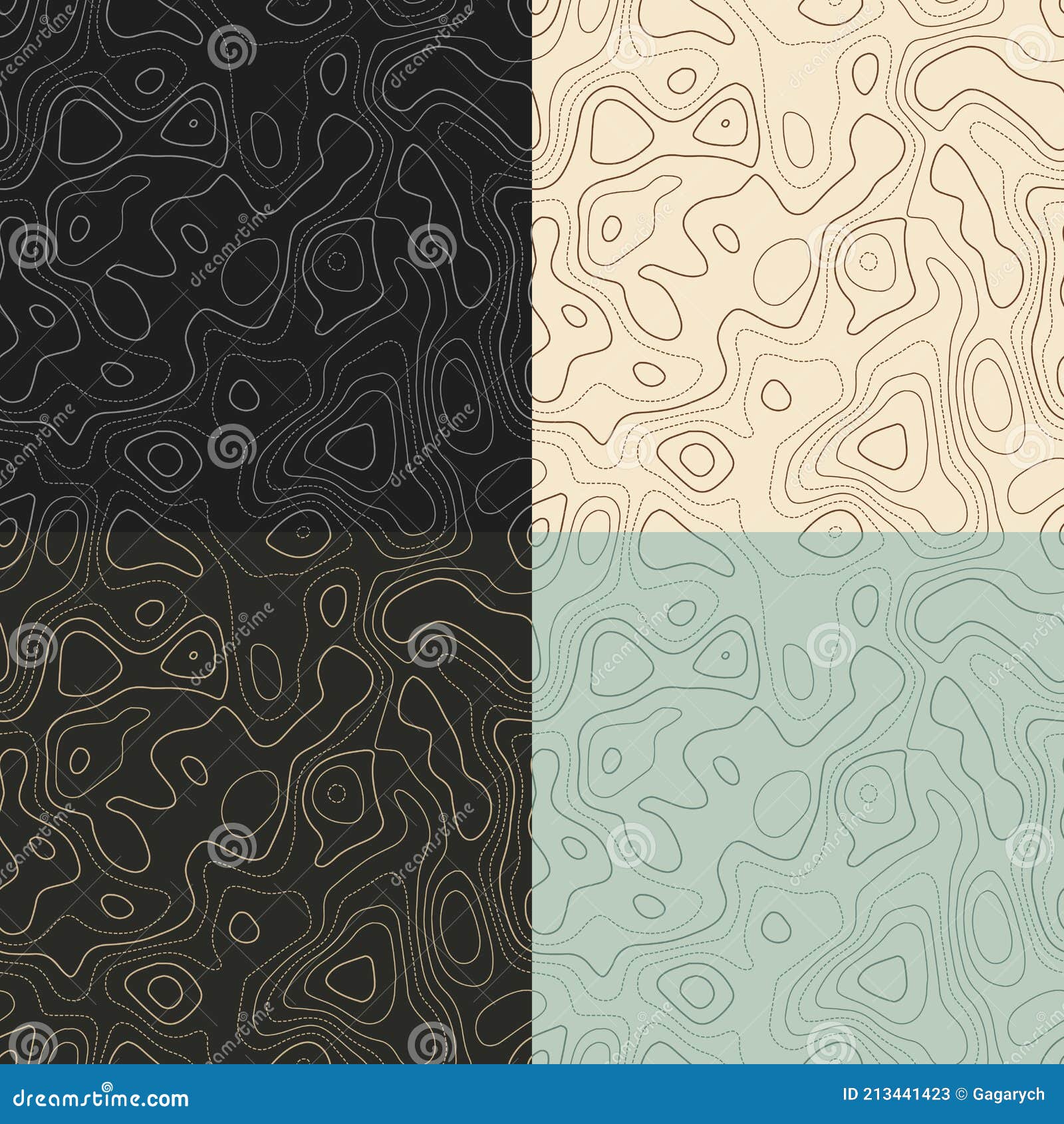 Topography patterns. stock vector. Illustration of original - 213441423