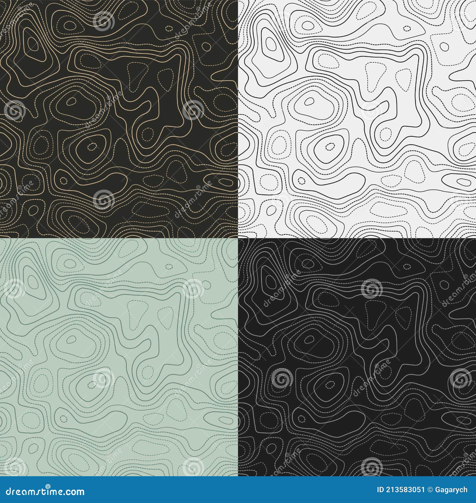 Topography patterns. stock vector. Illustration of graphic - 213583051