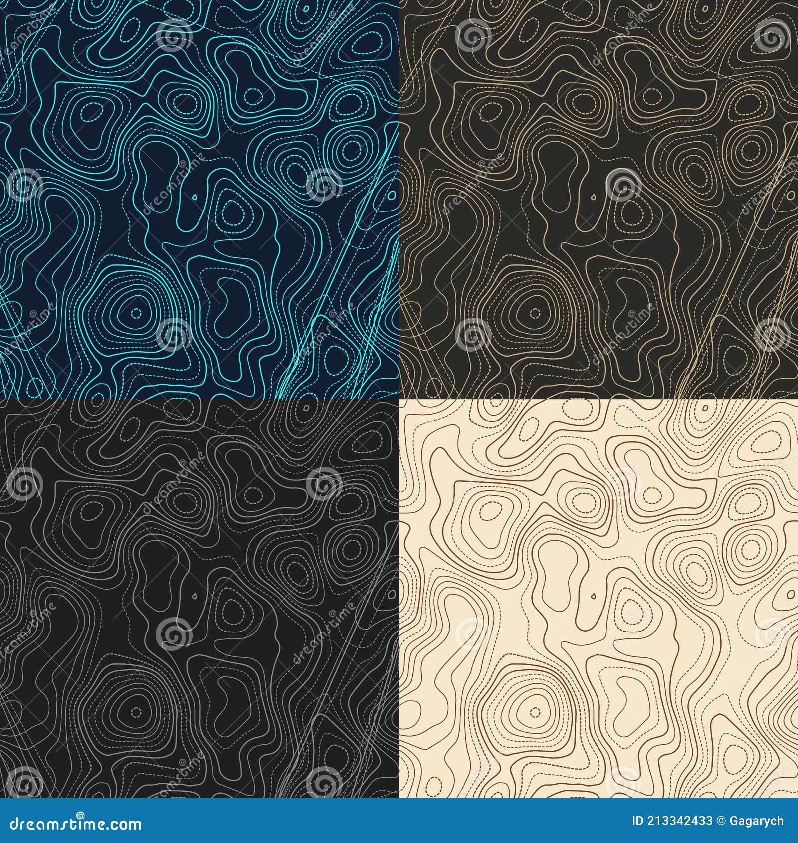 Topography Patterns. Vector Illustration | CartoonDealer.com #211575856