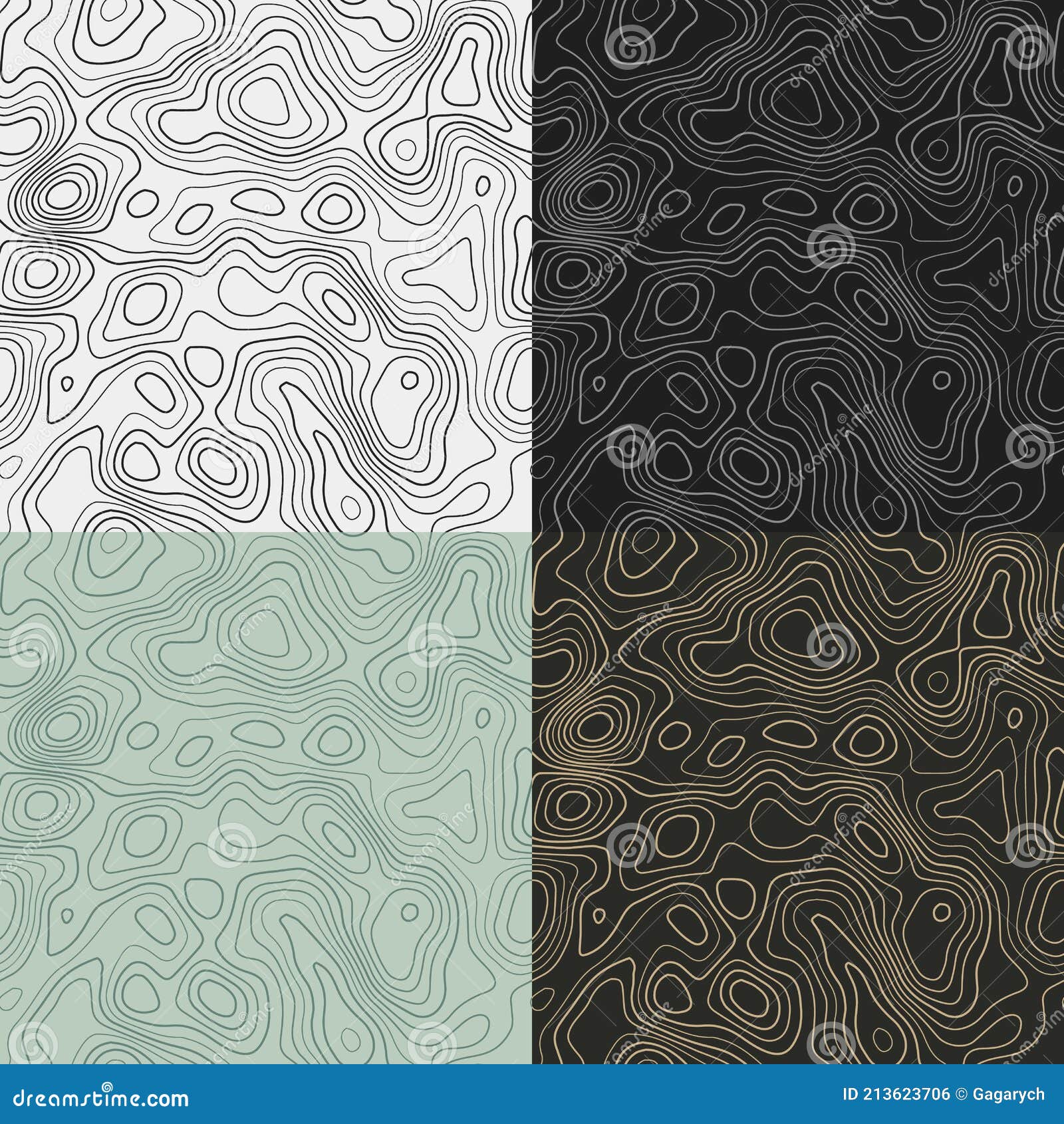 Topography Patterns. Vector Illustration | CartoonDealer.com #213623706