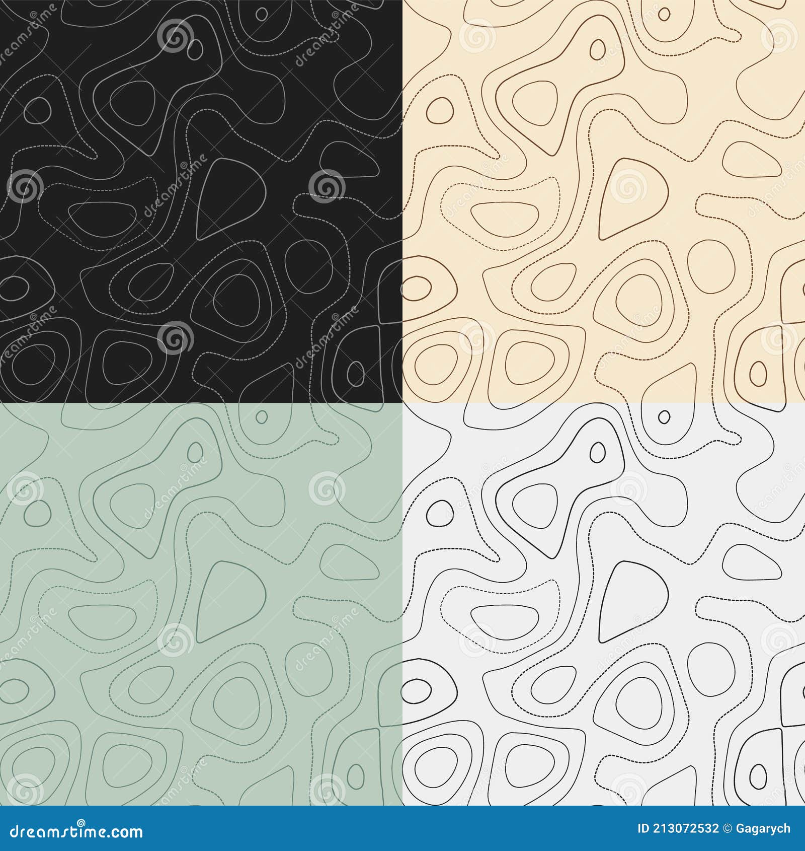 Topography patterns. stock vector. Illustration of geometric - 213072532