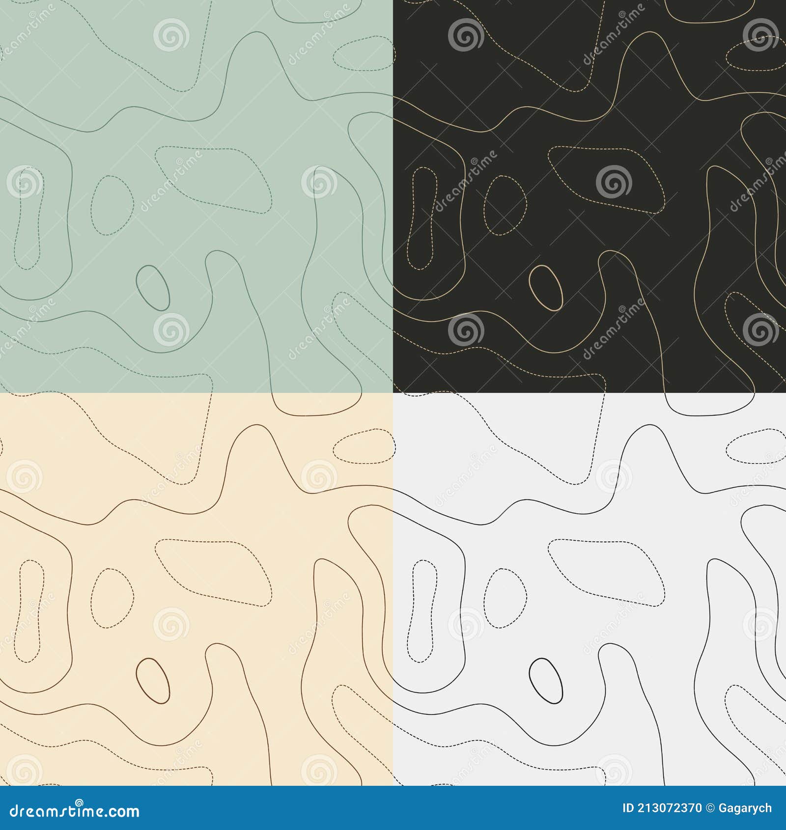 Topography patterns. stock vector. Illustration of graphic - 213072370