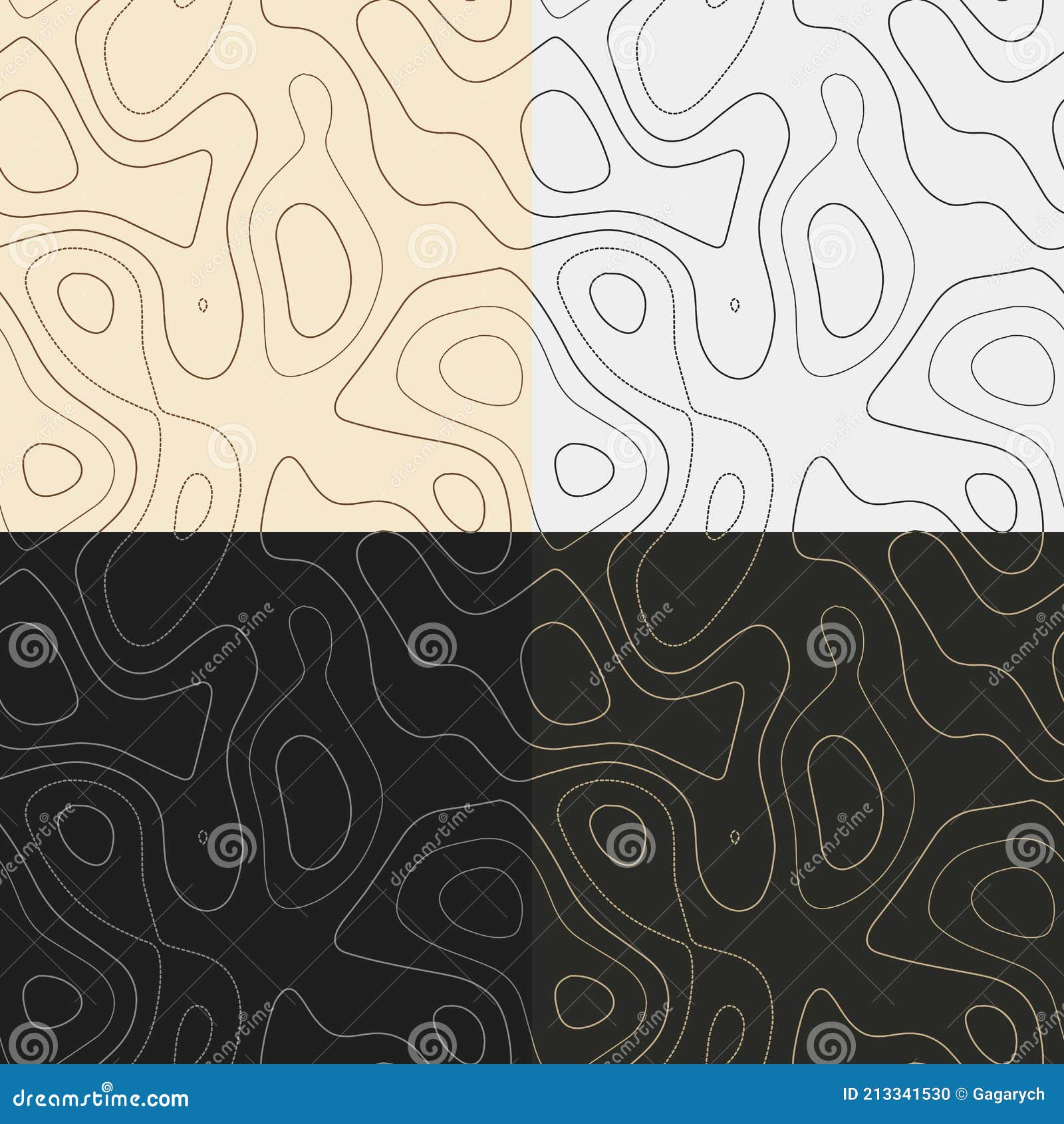 Topography patterns. stock vector. Illustration of geographic - 213341530