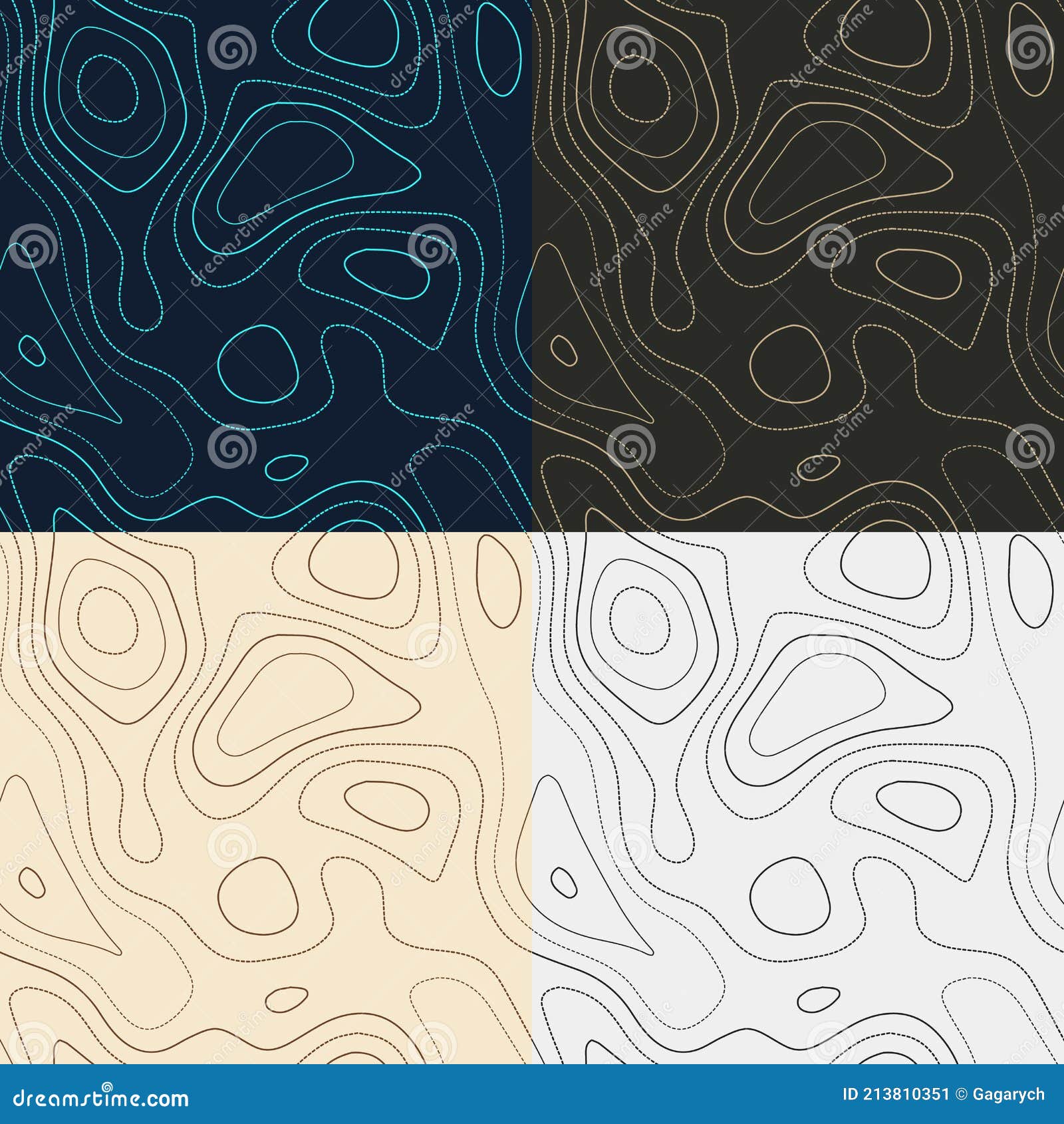 Topography patterns. stock vector. Illustration of creative - 213810351