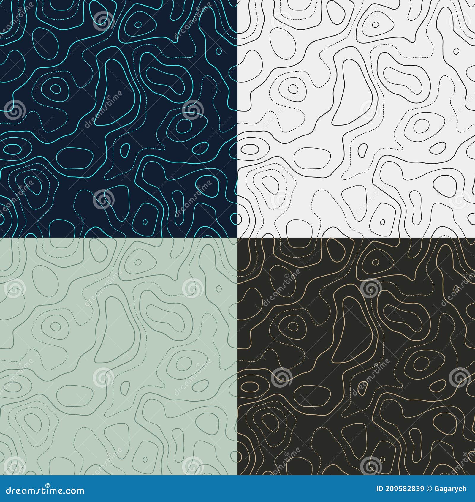 Topography Patterns. Vector Illustration | CartoonDealer.com #211575856