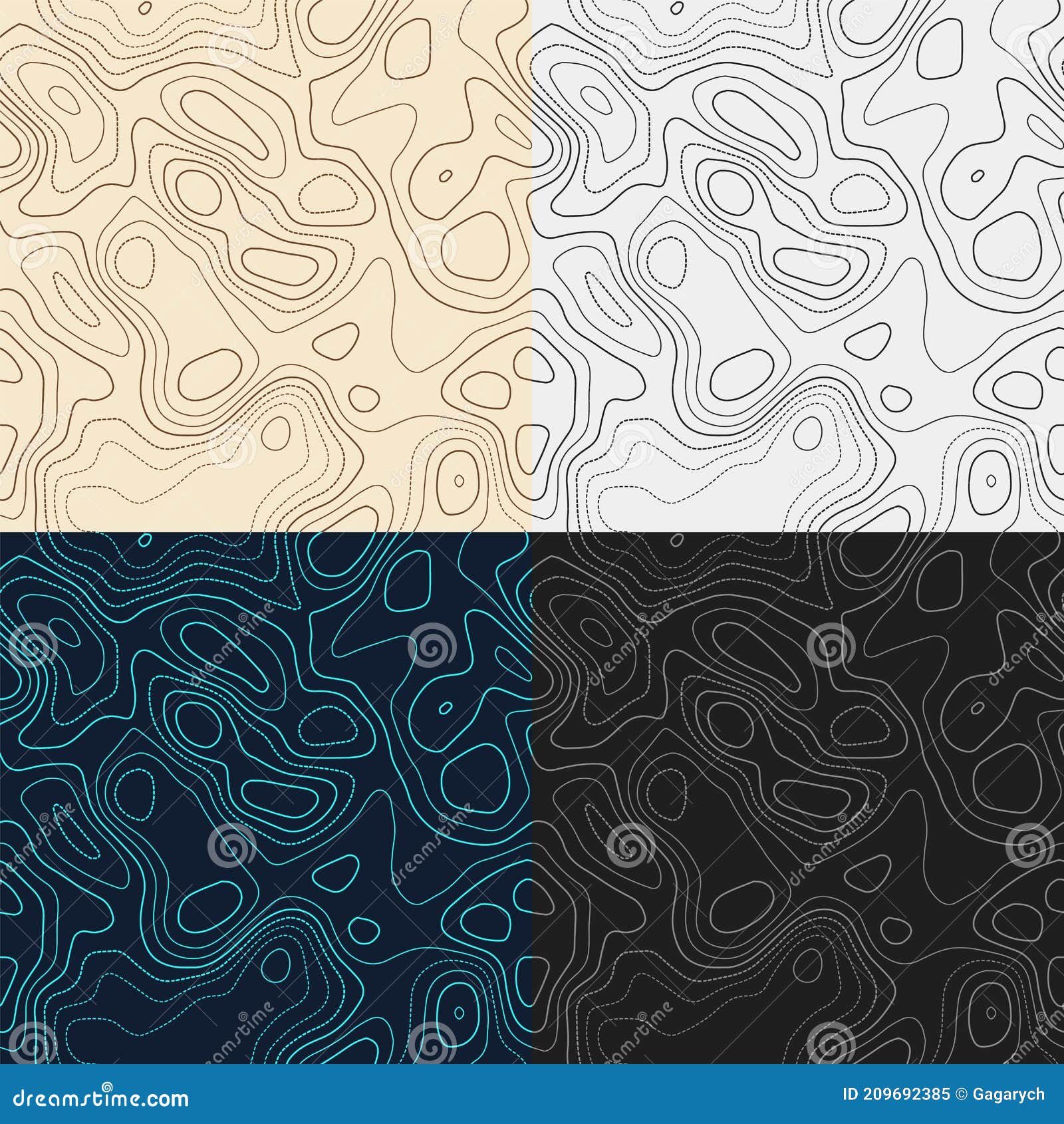 Topography Patterns. Vector Illustration | CartoonDealer.com #211575856