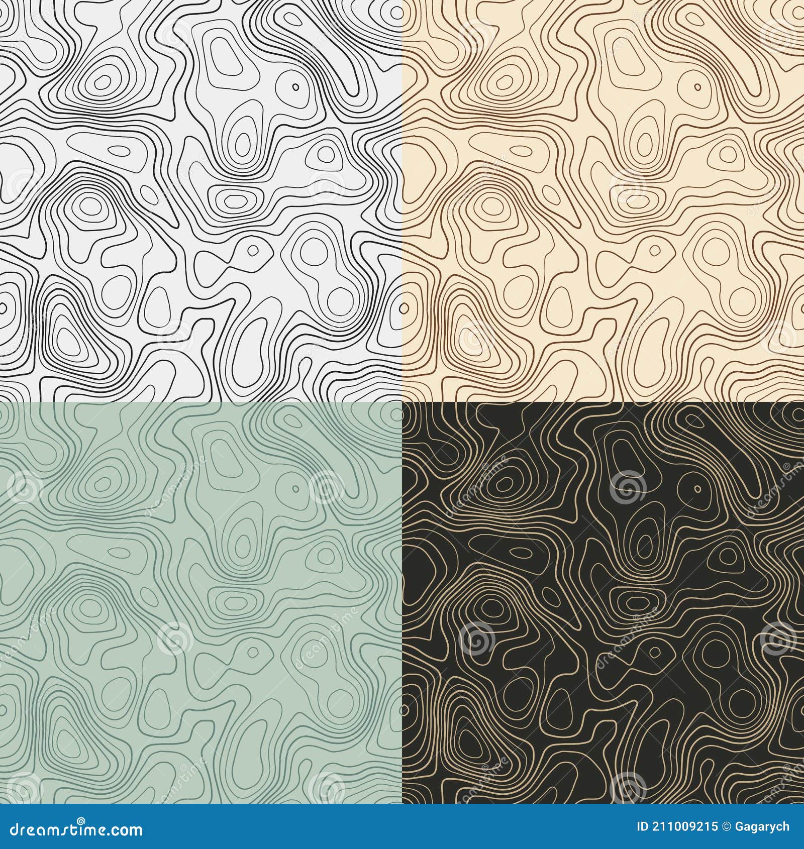 Topography patterns. stock vector. Illustration of backdrop - 211009215