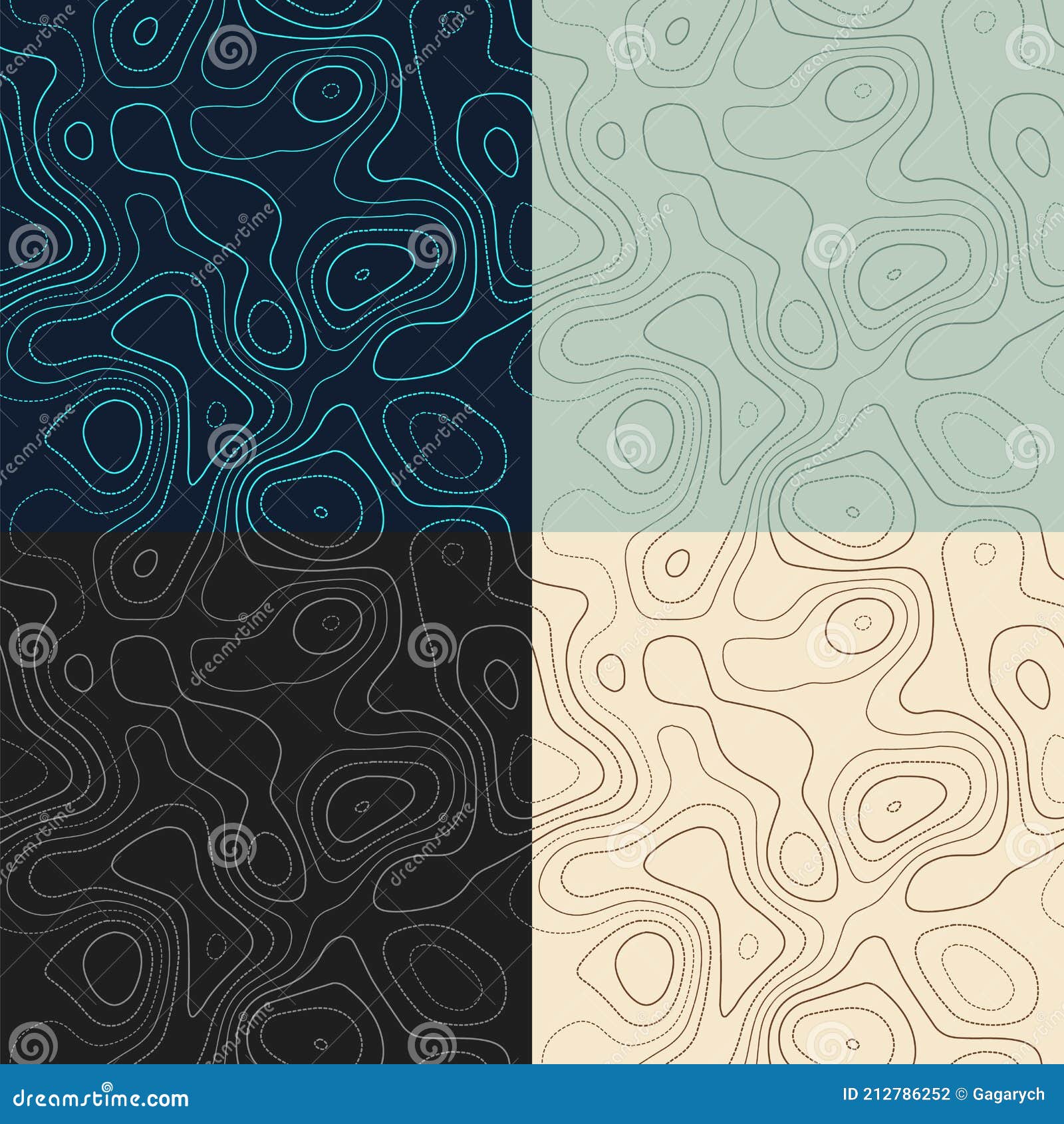 Topography patterns. stock vector. Illustration of abstract - 212786252