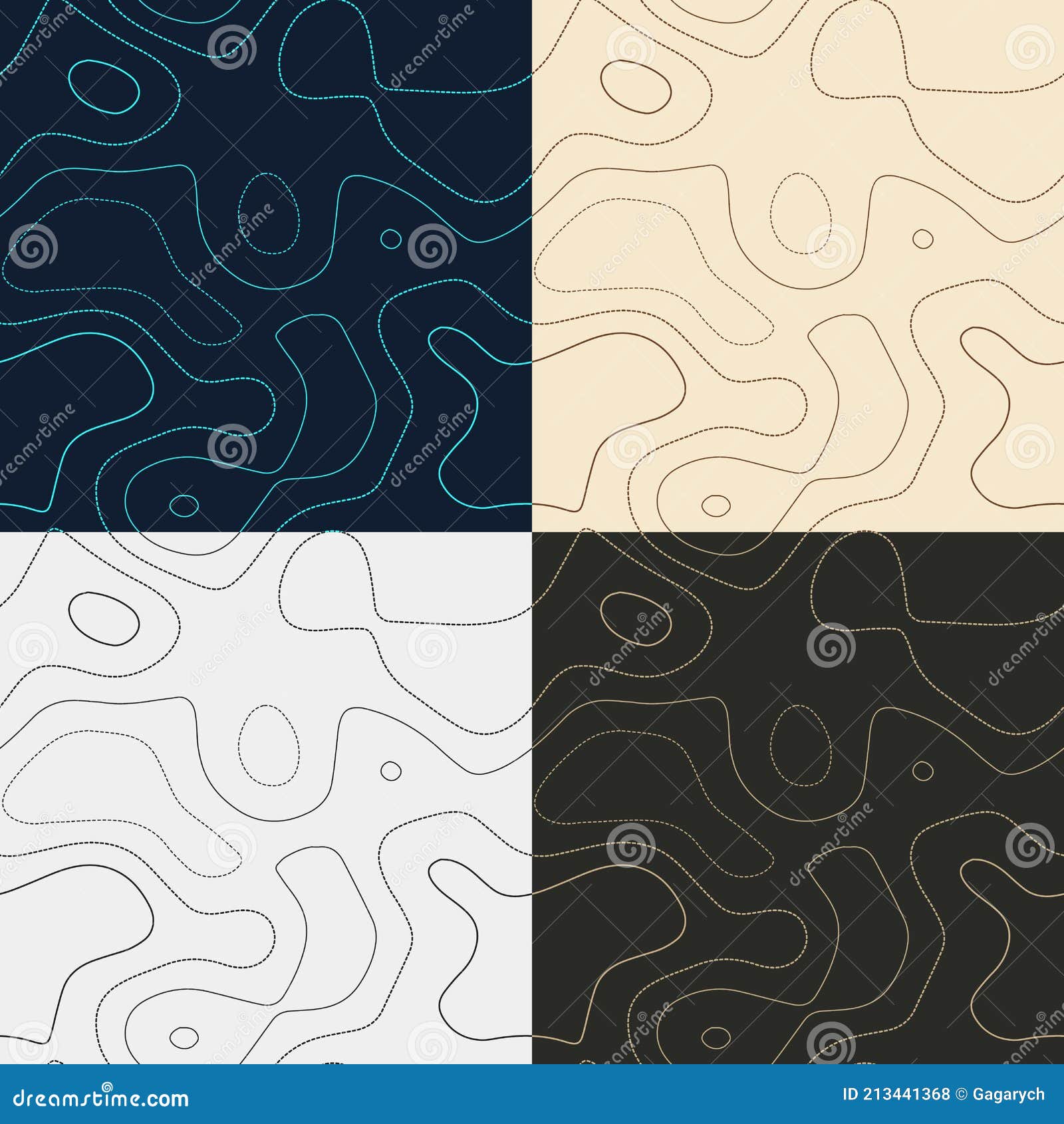 Topography patterns. stock vector. Illustration of geometric - 213441368