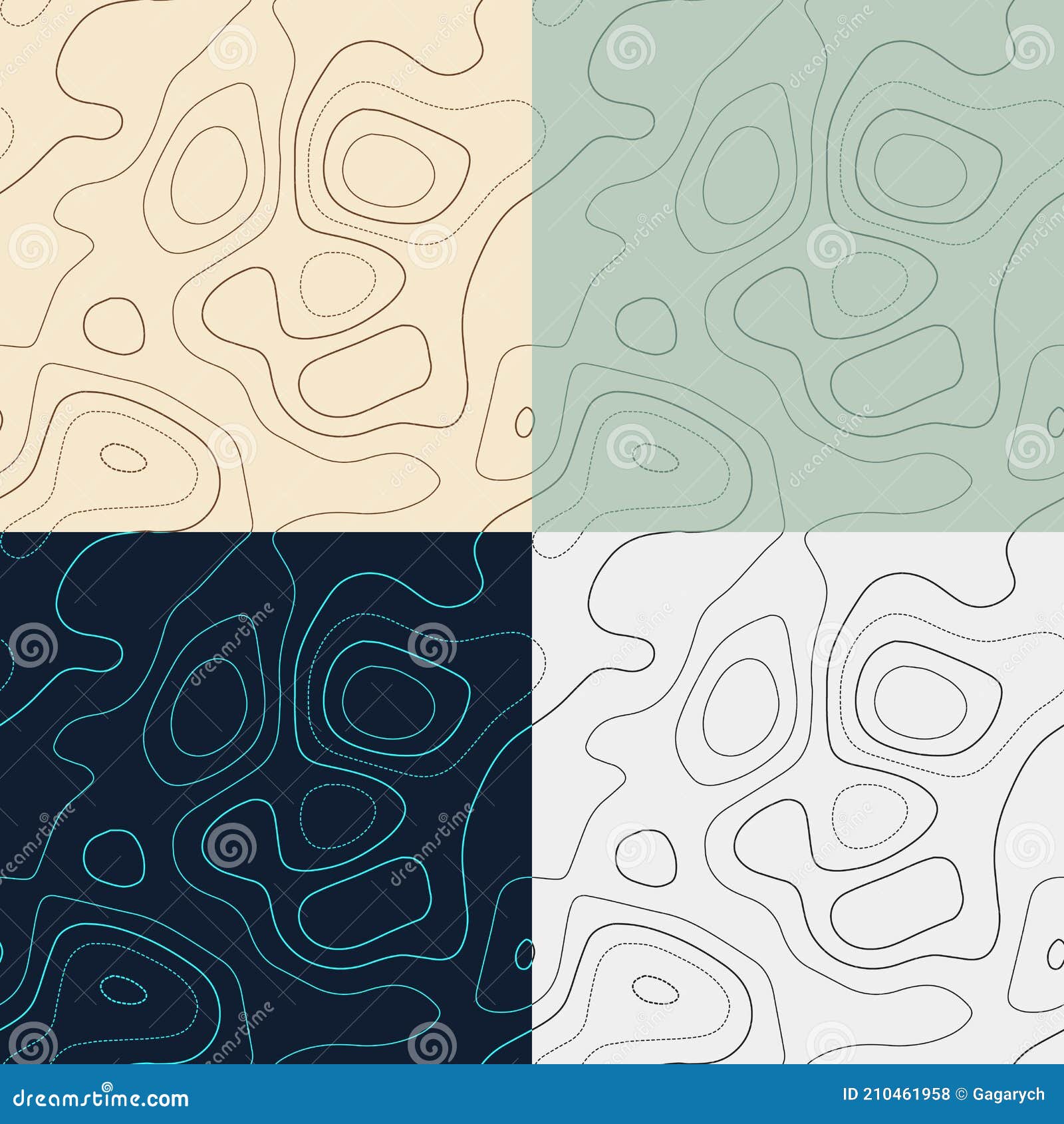 Topography Patterns. Vector Illustration | CartoonDealer.com #211575856