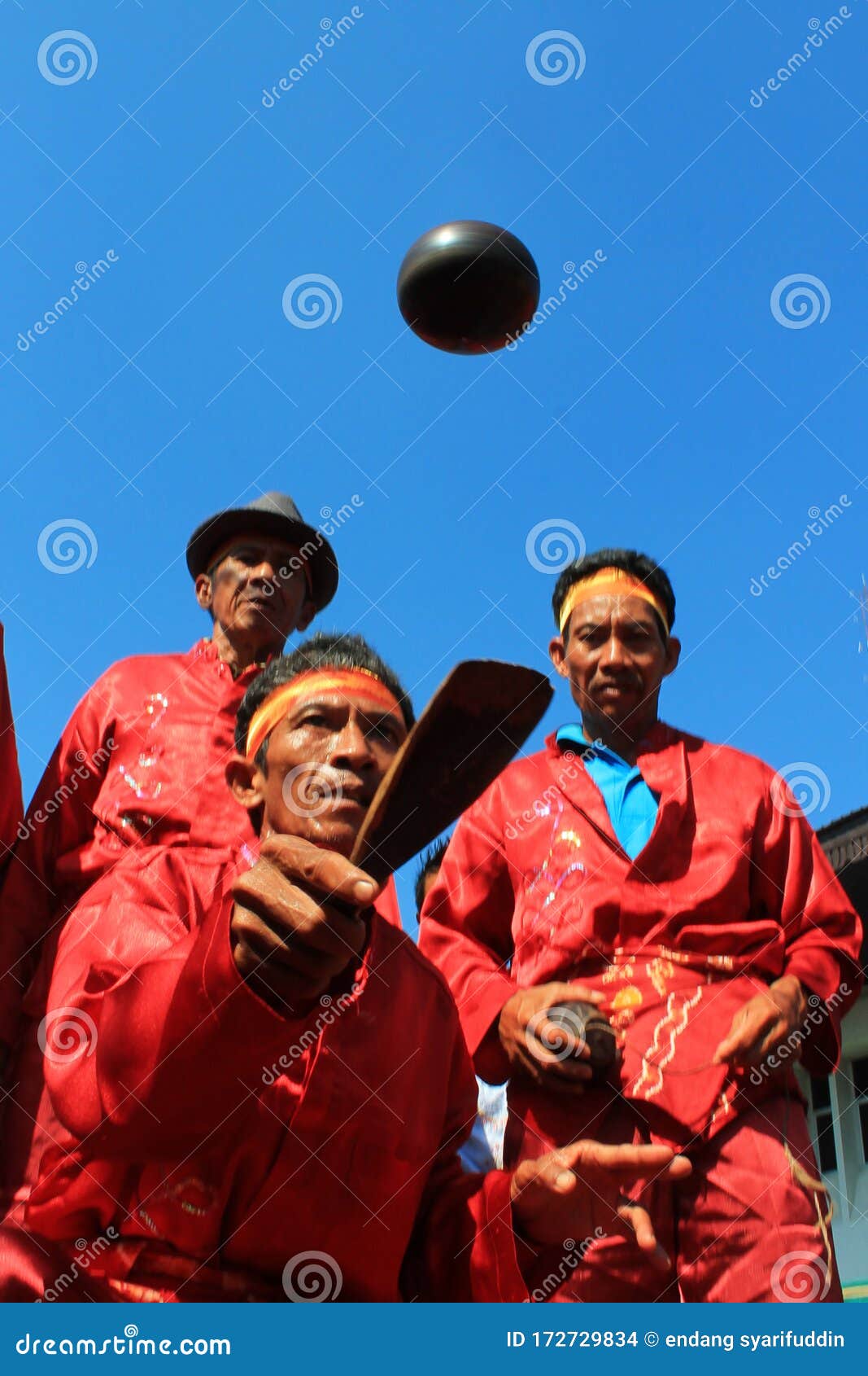 Tops, Traditional Game in Indonesia Editorial Stock Image - Image of ...