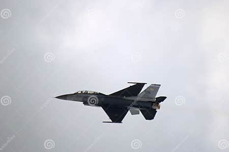 Topside of F-16 Jet stock photo. Image of force, fighter - 211114