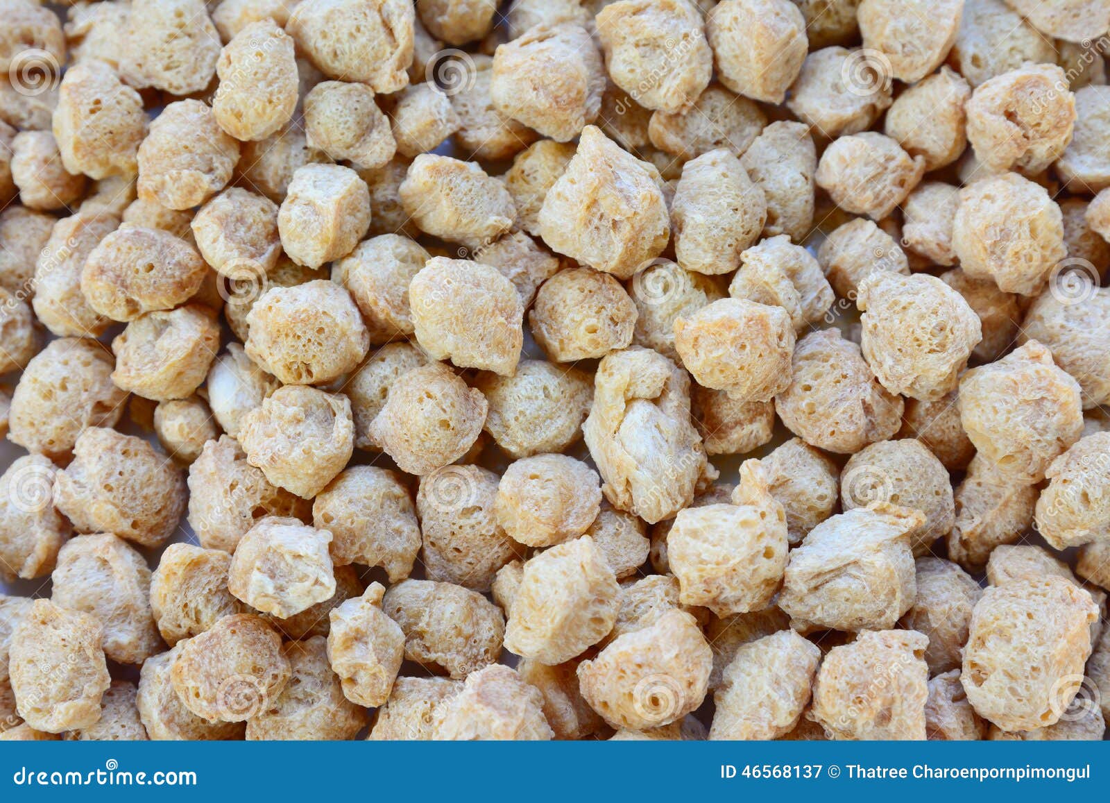 Topview Closeup of Textured Vegetable Protein Stock Image - Image of ...