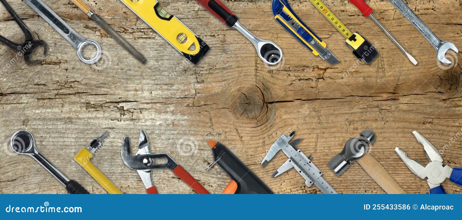 Work Tools Set stock photo. Image of household, clamp - 255433586