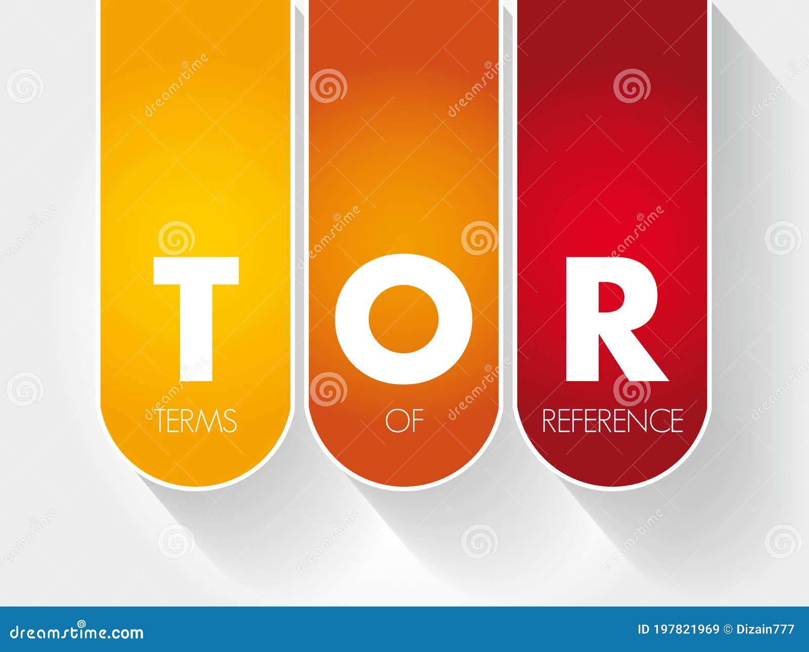 TOR - Terms of Reference Acronym Stock Illustration - Illustration of ...