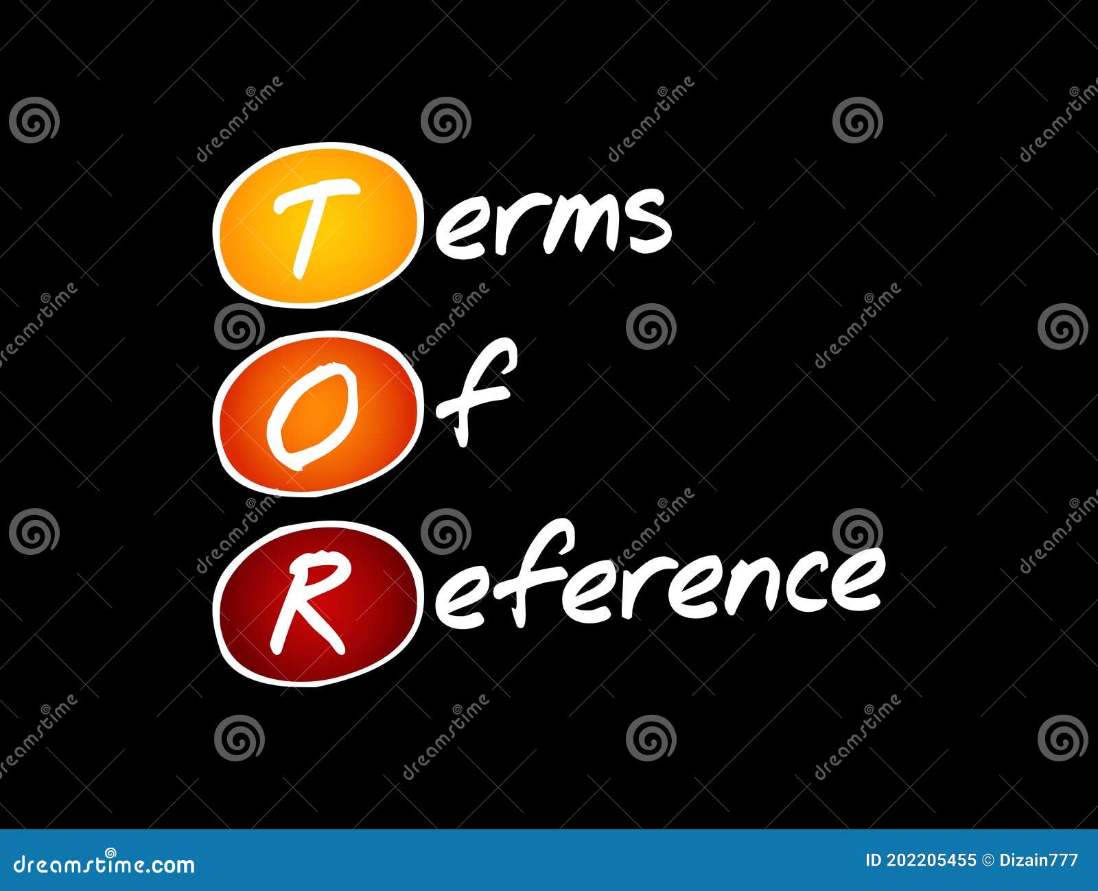 TOR - Terms Of Reference Acronym Stock Photography | CartoonDealer.com ...
