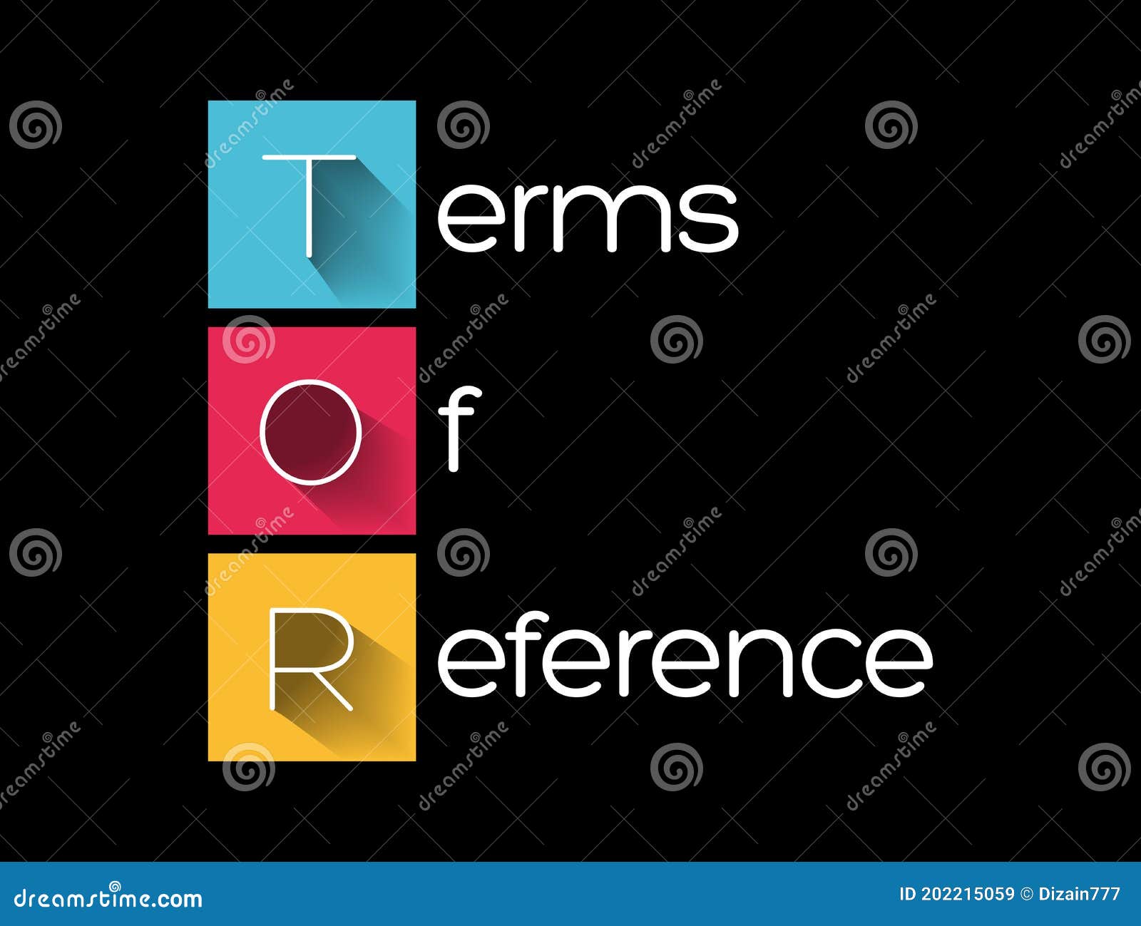 TOR - Terms of Reference Acronym Stock Illustration - Illustration of ...
