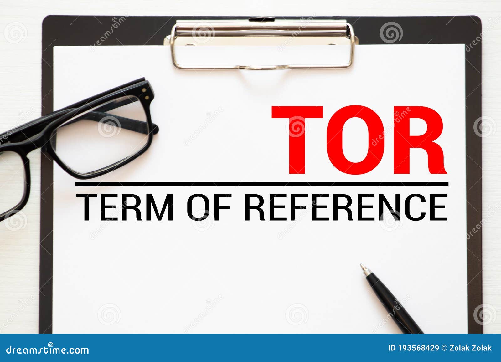 TOR Terms of Reference - Handwriting on Paper with Cup of Coffee and ...
