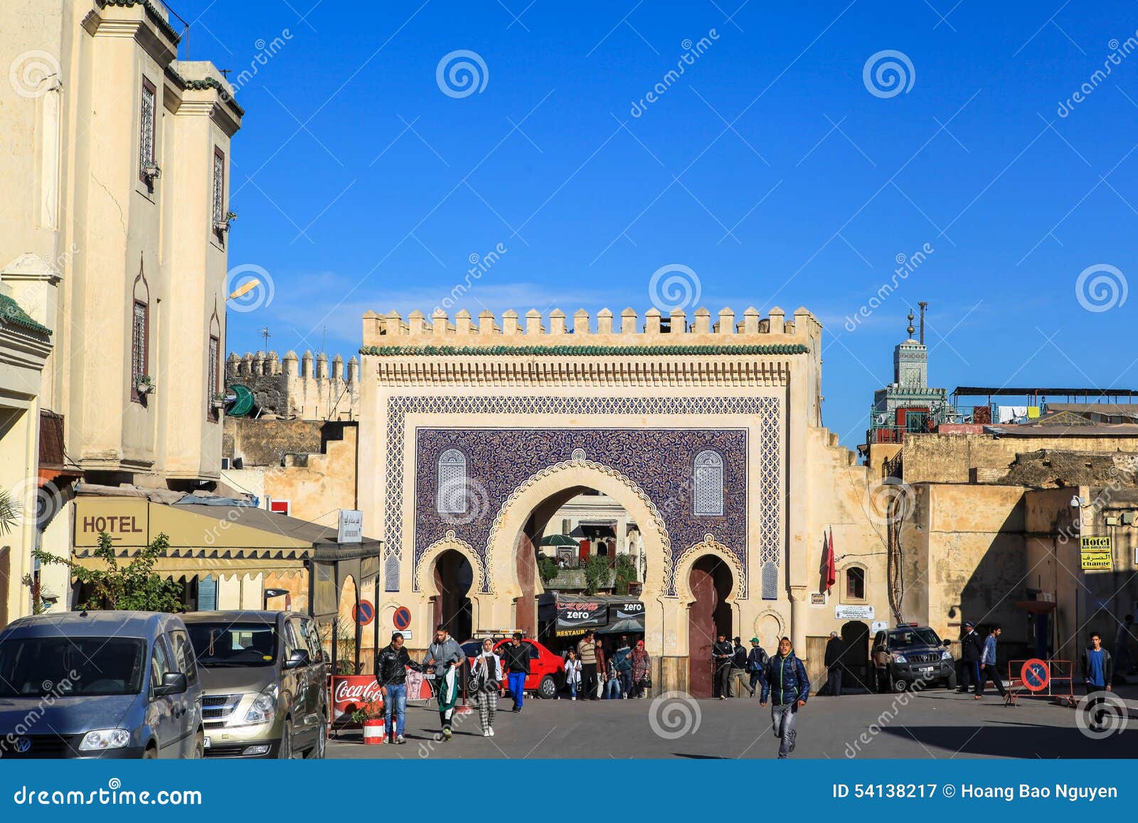 Tor Von Medina Von Fez in Marokko Redaktionelles Stockfotografie - Bild ...