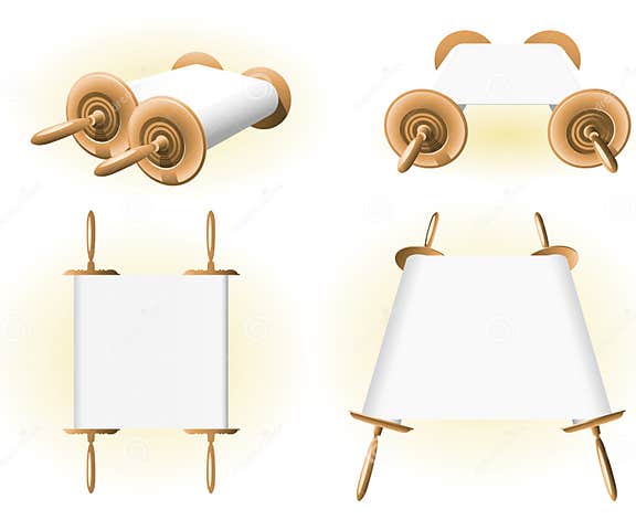 Torah Bible Scrolls stock vector. Illustration of banner - 19041418