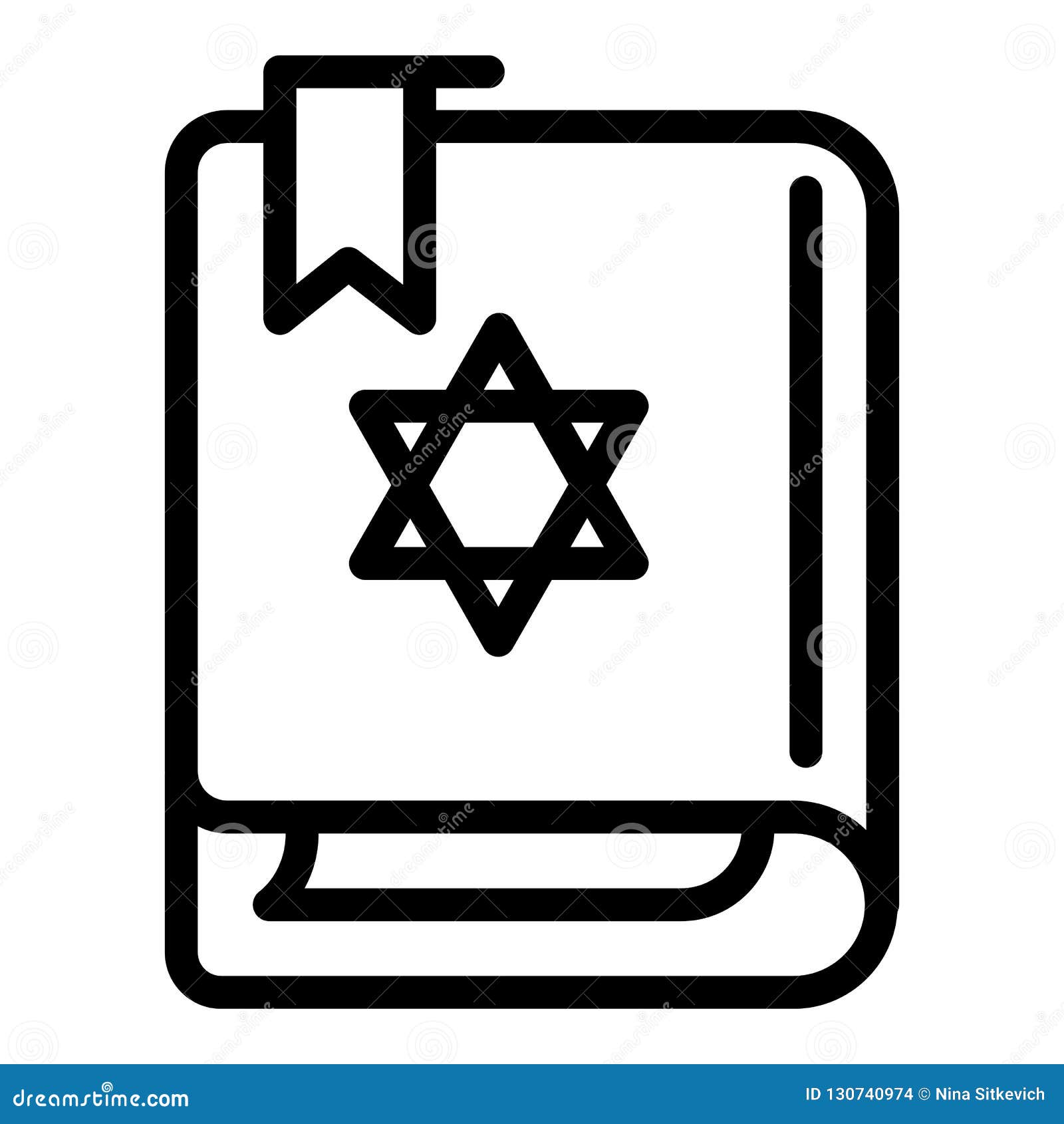 Torah Book Icon Vector Isolated On White Background, Logo Concept Of ...