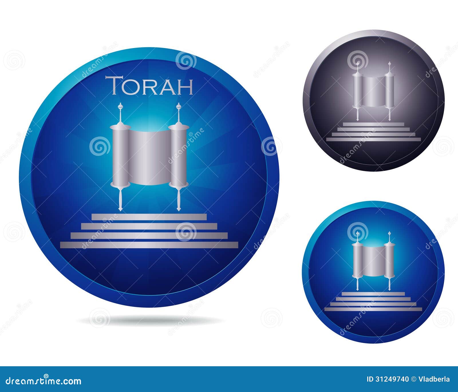 Torah icon set stock vector. Illustration of sacred, write - 31249740