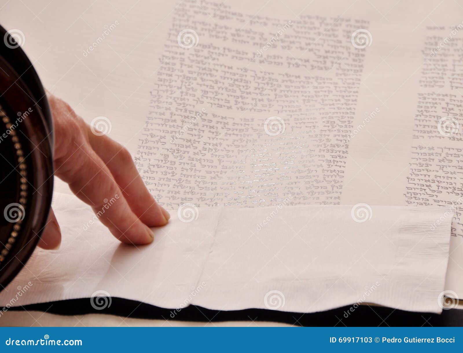 Torah Roll stock image. Image of hebrew, hands, sacred - 69917103