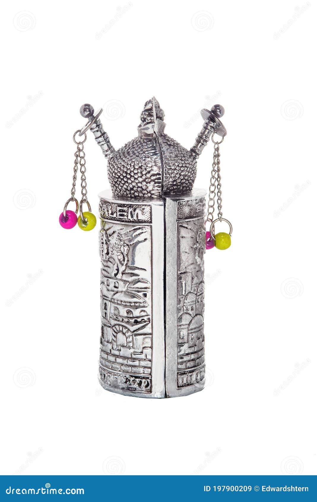 A Torah Scroll in Front of White Background Stock Image - Image of book ...