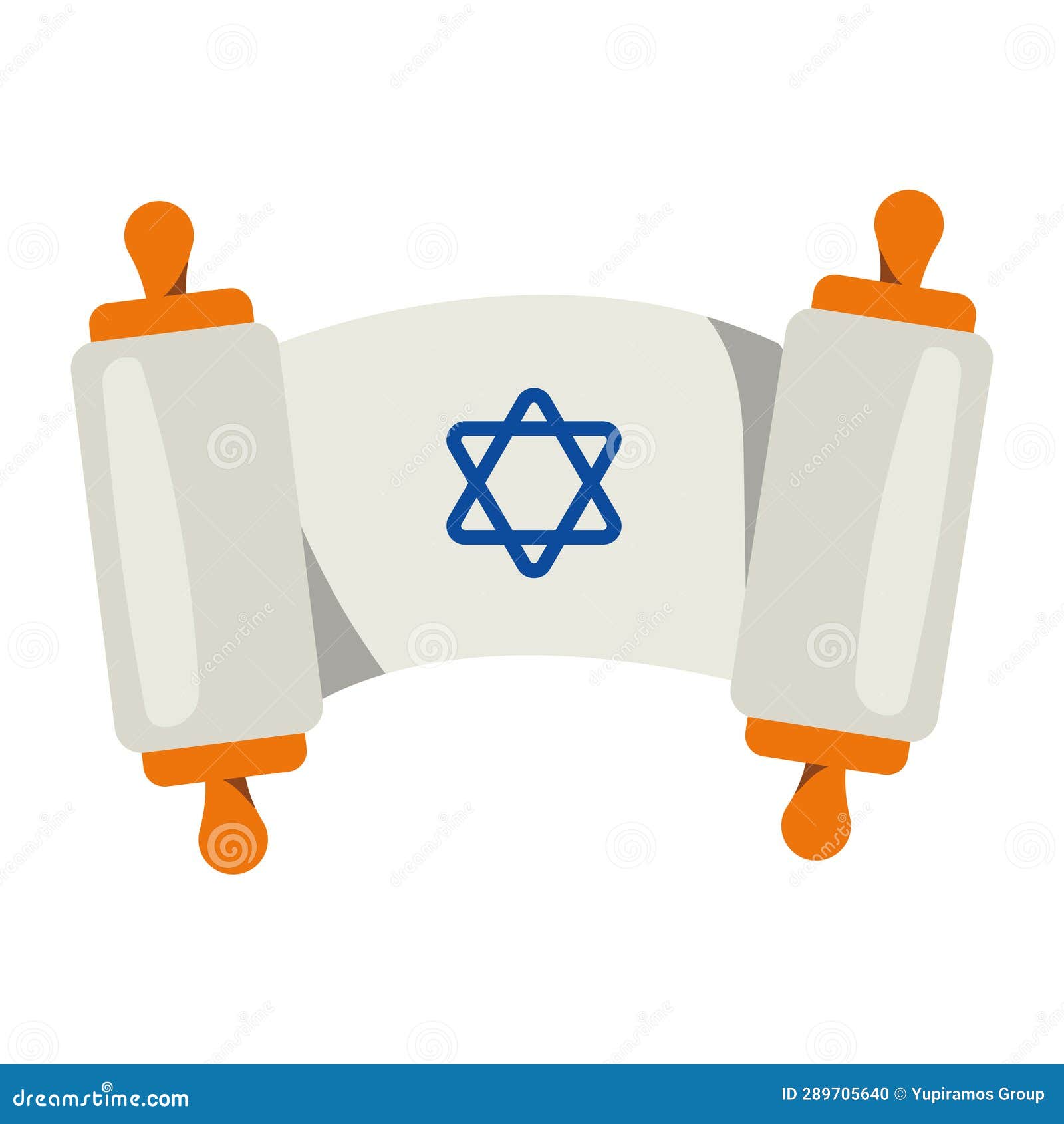 Torah scroll illustration stock vector. Illustration of vector - 289705640