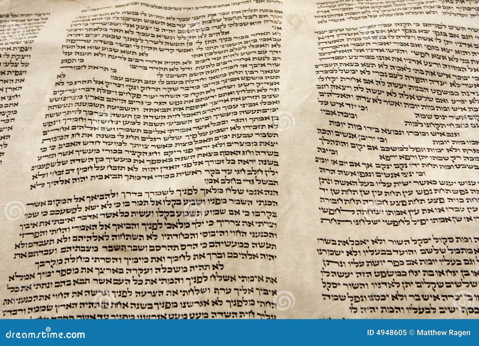 Torah Scroll Parchment Royalty Free Stock Photo - Image: 4948605