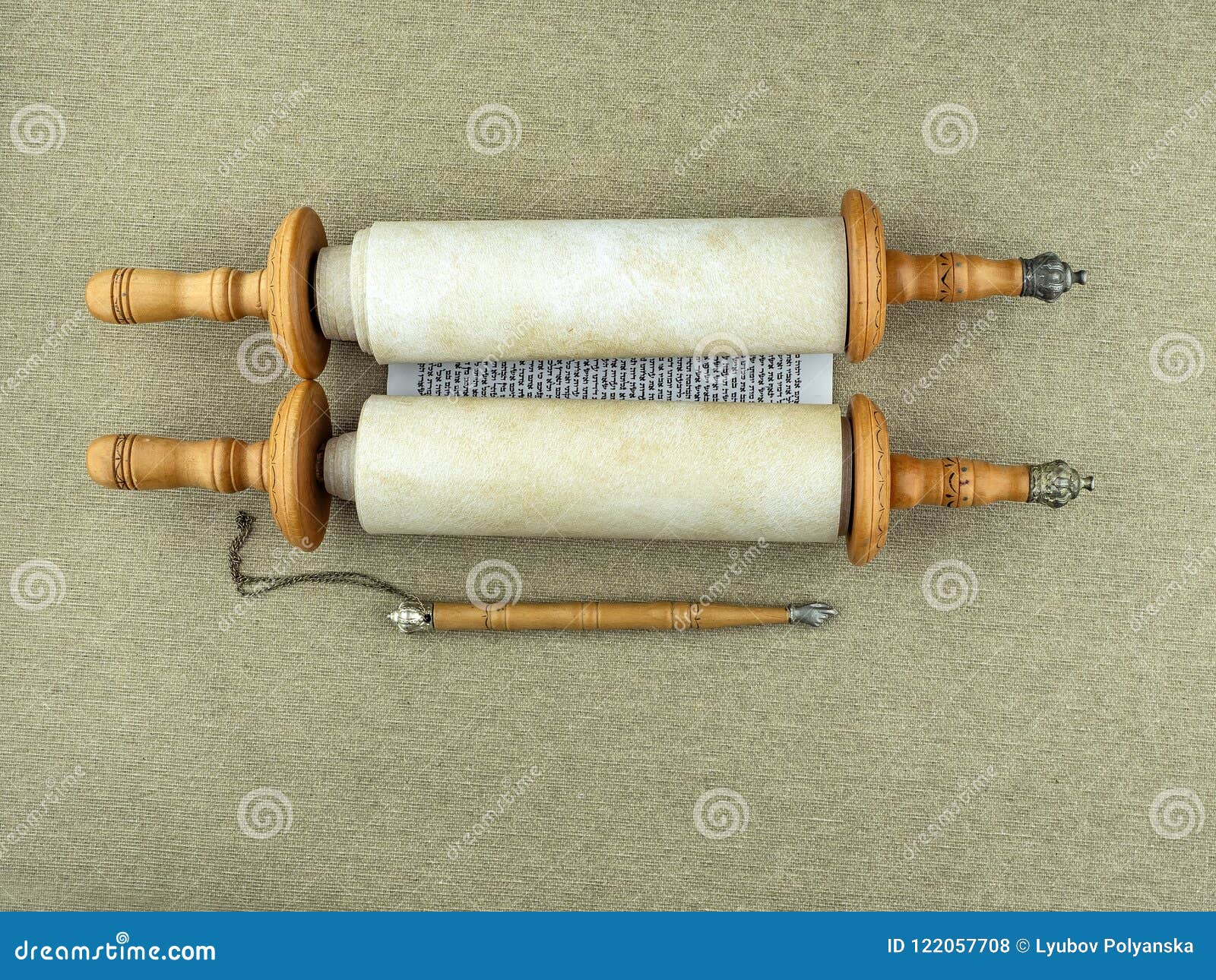 The Torah Scroll and the Wooden Pointer are the Religious Symbol of the ...