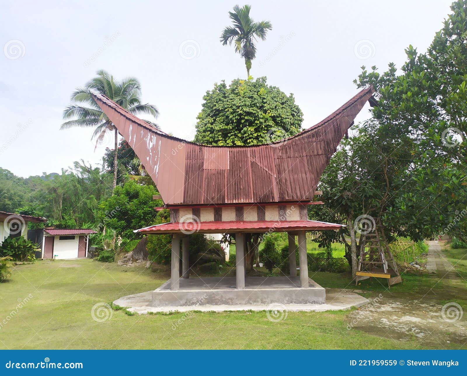 Toraja Traditional House editorial stock image. Image of toraja - 221959559