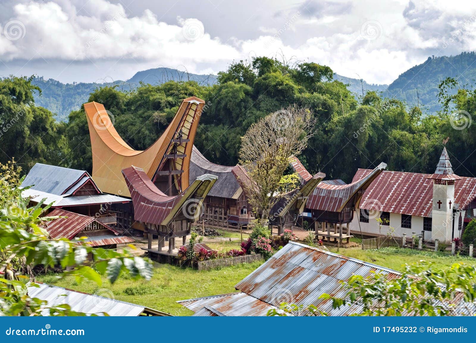 Toraja Traditional Village stock photo. Image of toraja - 17495232
