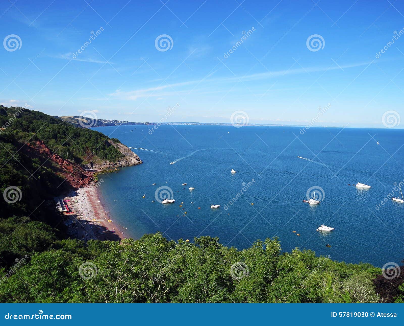 Torbay and Torquay stock photo. Image of boats, england - 57819030