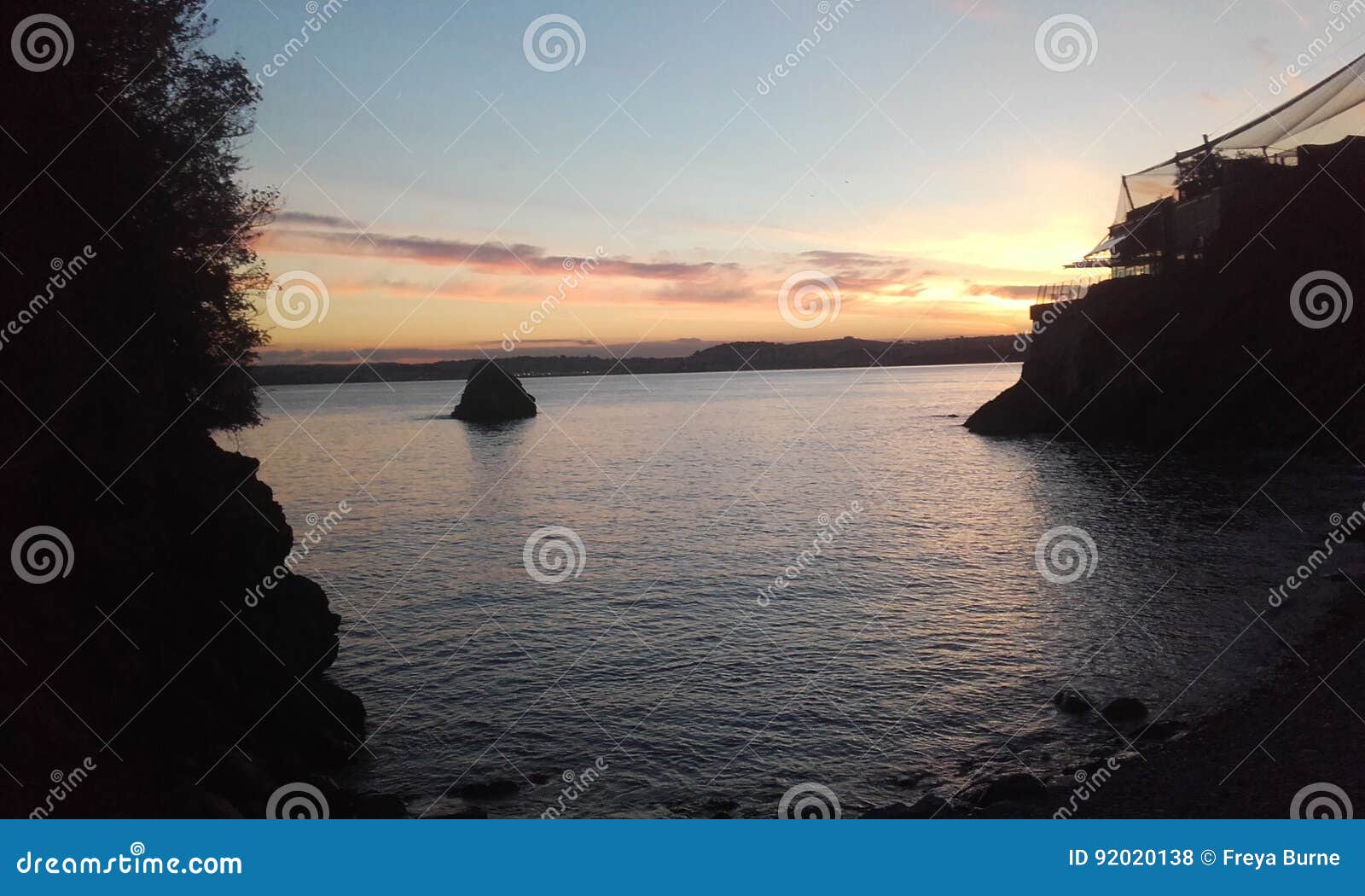Torbay stock photo. Image of beacon, pebble, beach, torquay - 92020138