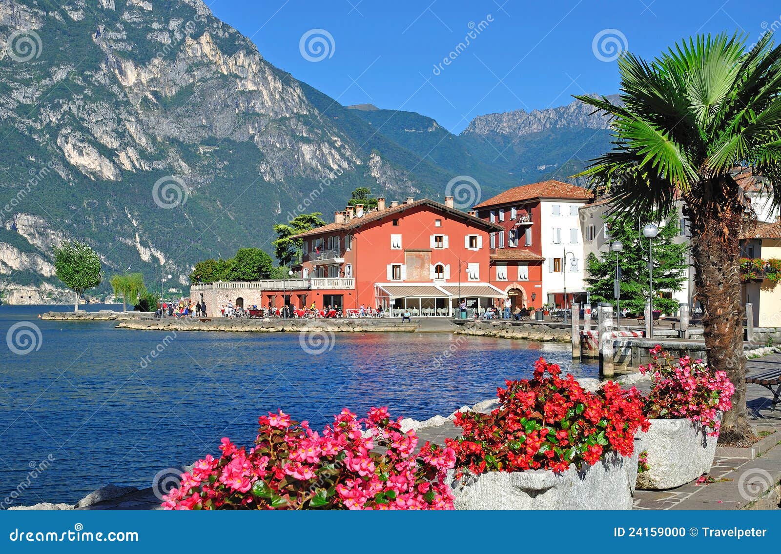 Torbole, Lake Garda, Italy stock photo. Image of lake - 24159000